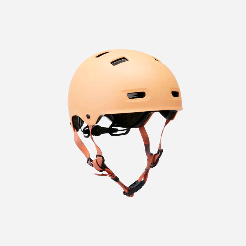 MF540 Inline Skating Skateboarding Scootering Helmet-Orange - Decathlon