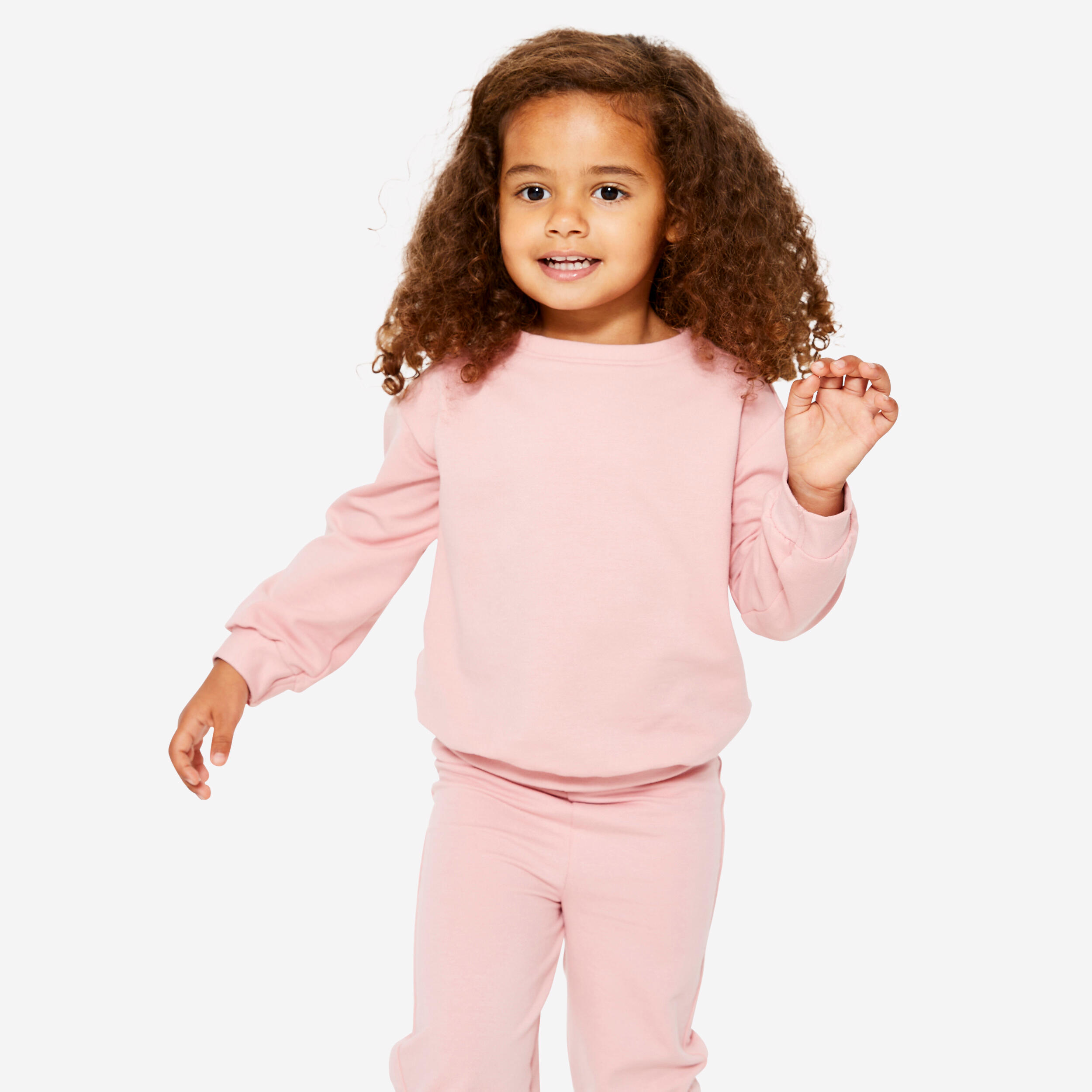 Kids’ Gym Tracksuit - Pink - Pink - Domyos - Decathlon