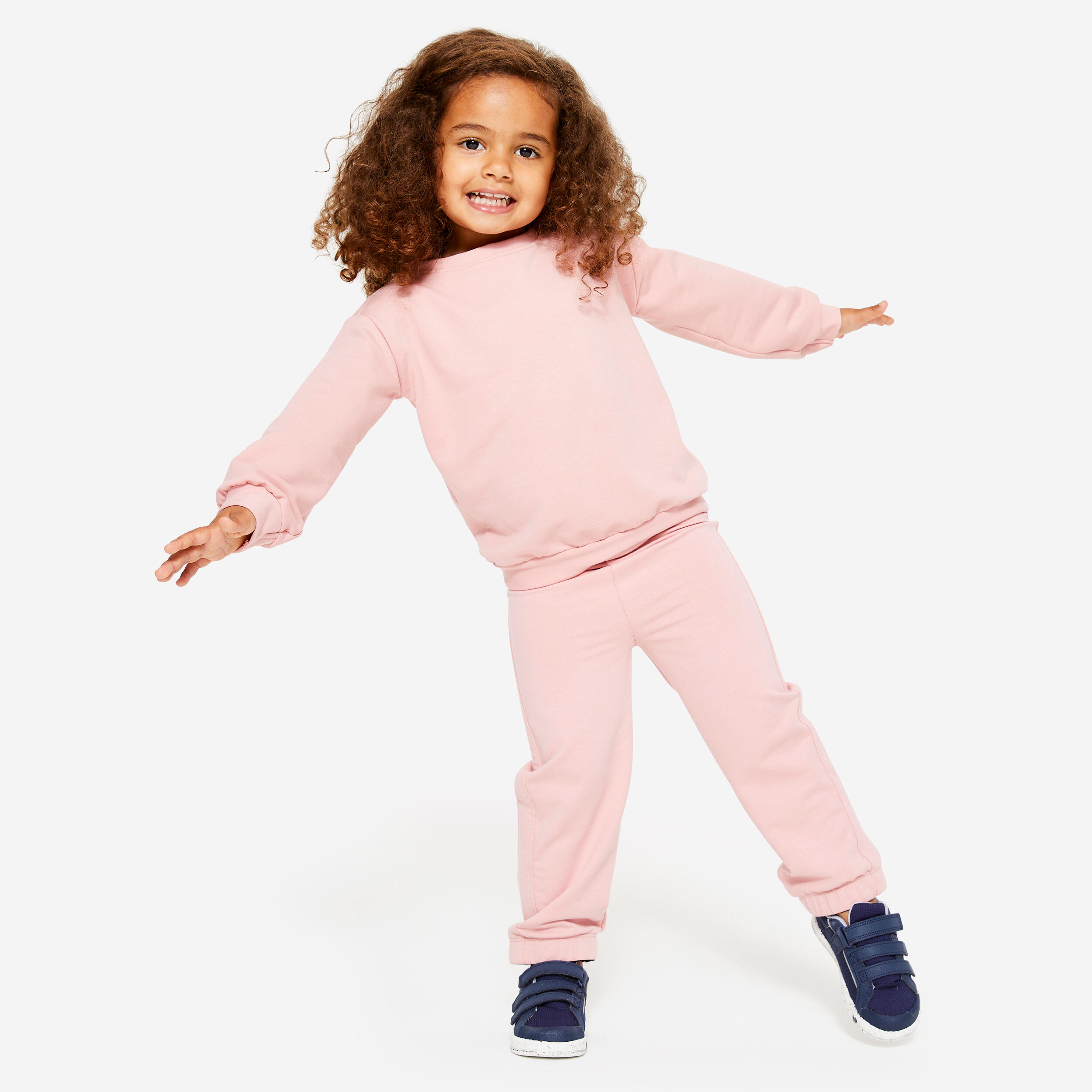 Kids’ Gym Tracksuit - Pink - Pink - Domyos - Decathlon