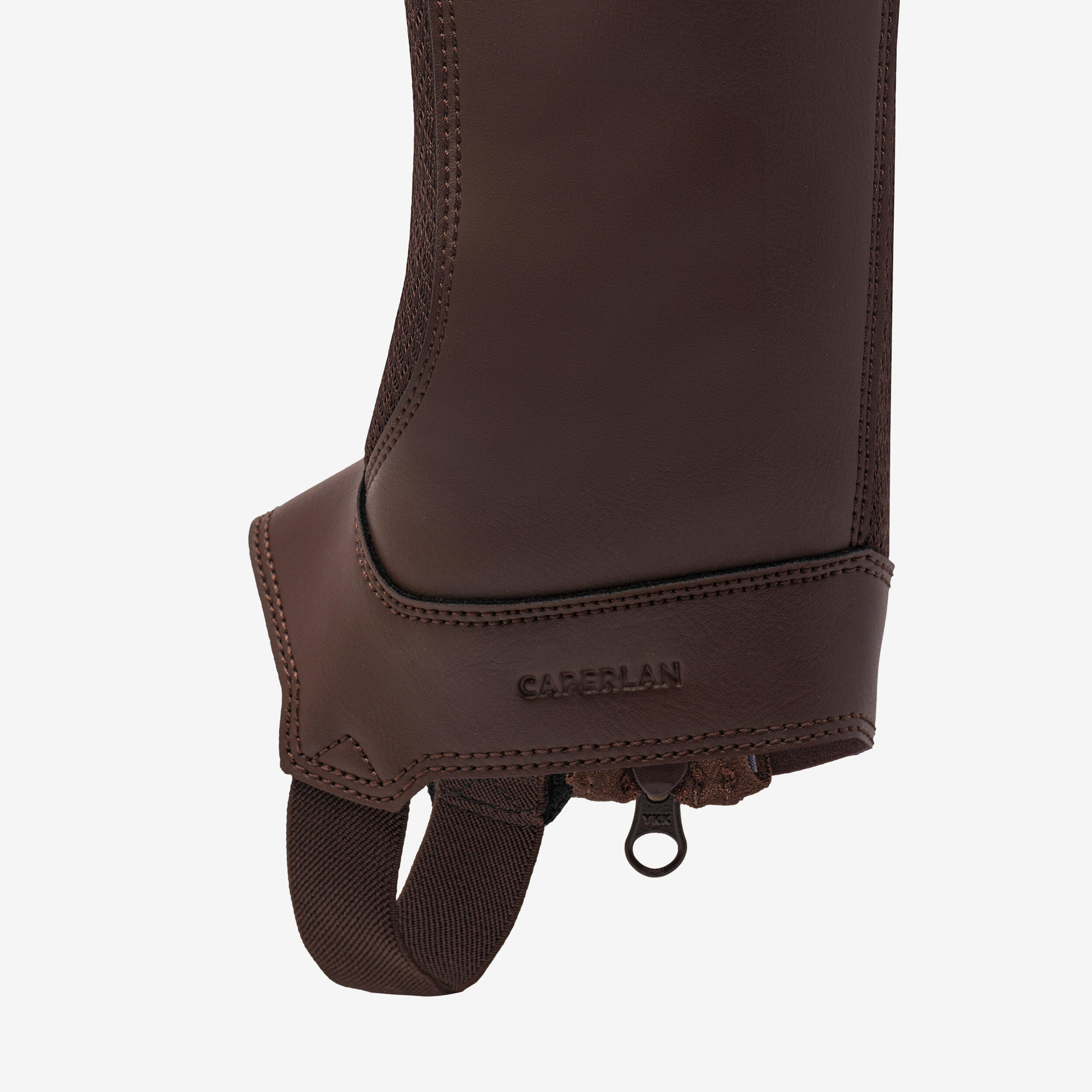 100 Mesh Adult Horseback Riding Half-Chaps - Brown - Wenge brown ...