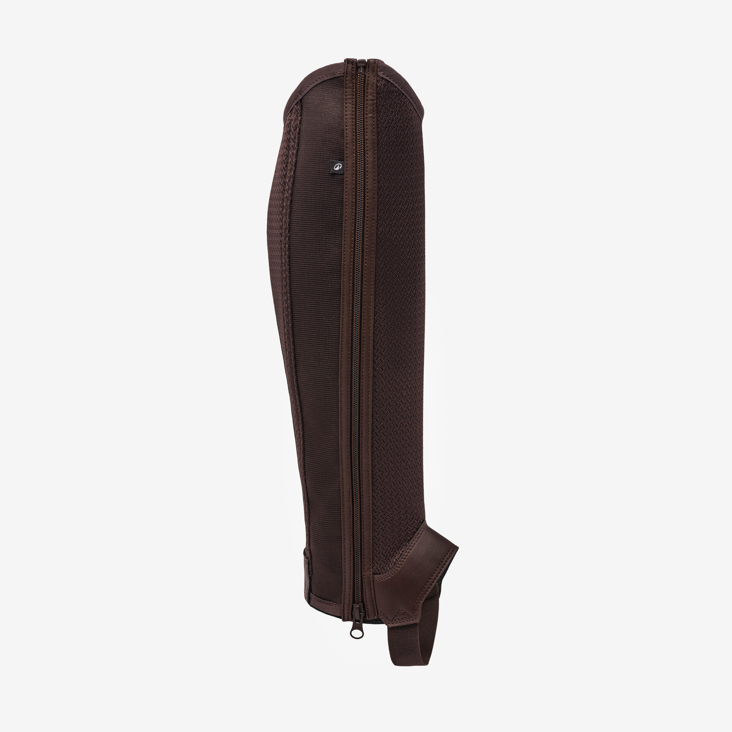 100 Mesh Adult Horseback Riding Half-Chaps - Brown - Wenge brown ...