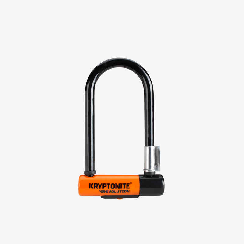 EVOLUTION MINI-7 U BIKE LOCK WITH KRYPTOFLEX CABLE - Decathlon