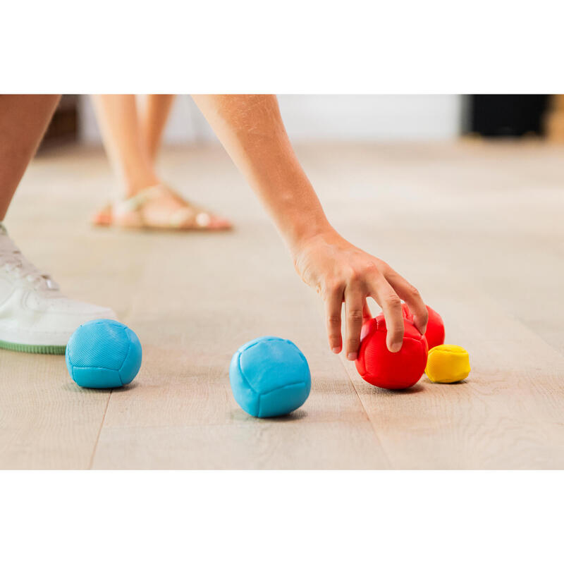 Jeu de 6 boules pétanque loisir ENTER 100 SOFT Intérieur Extérieur ...