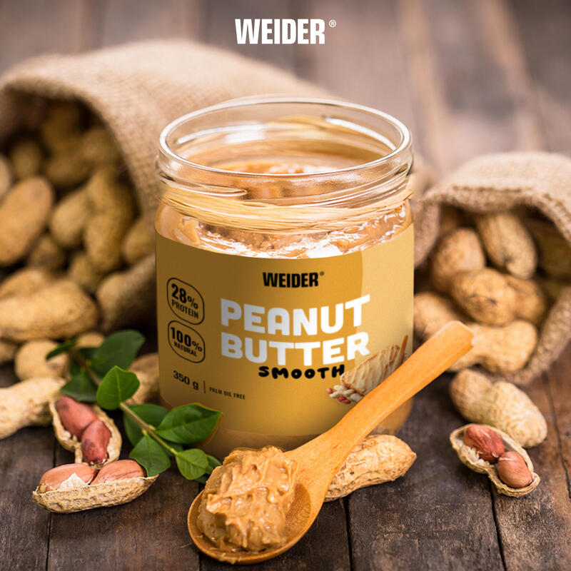 Beurre de cacahuètes sans sucres ajoutés, Peanut Butter Smooth 300g ...