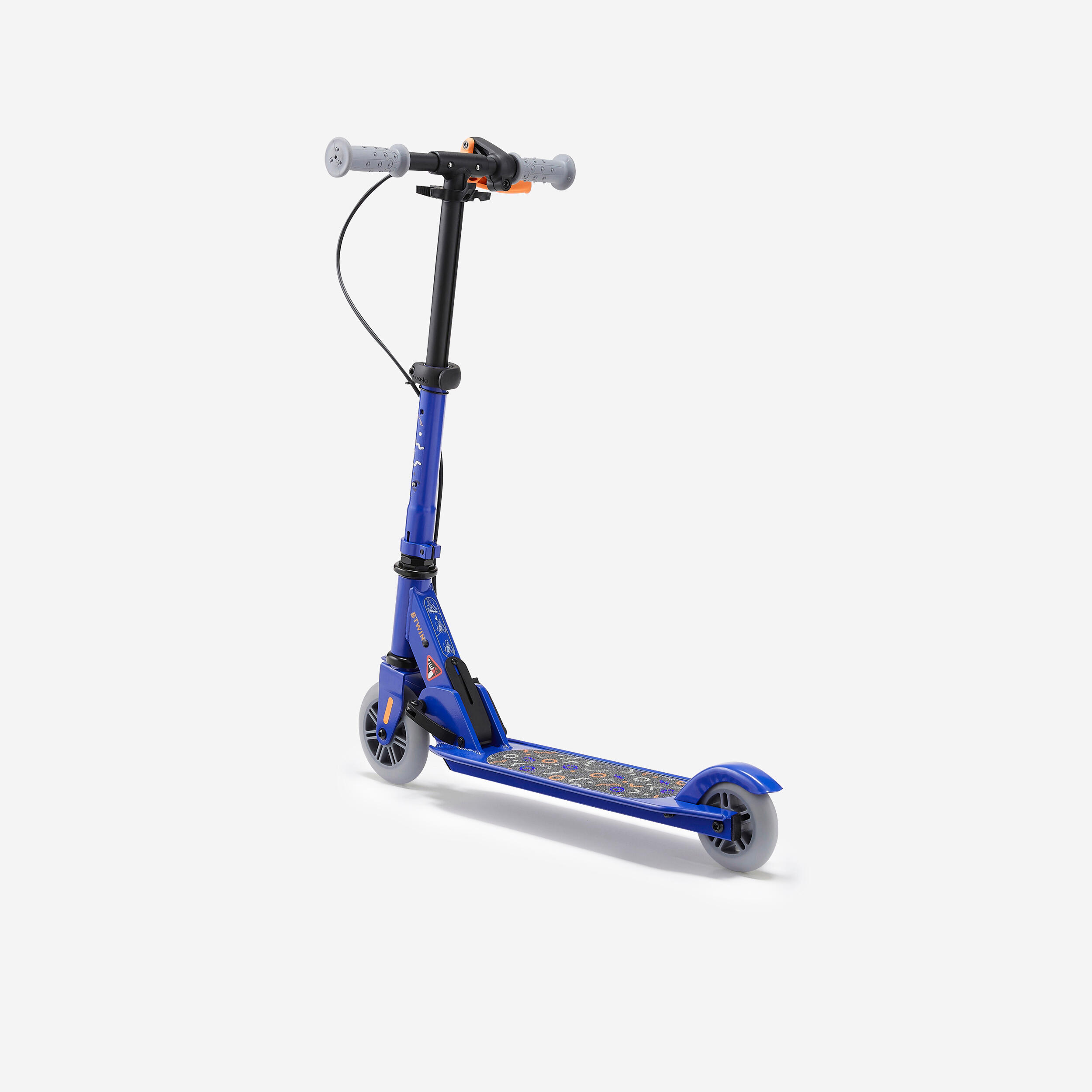 Kids' Scooter with Brake – Play 5 - Blue - Oxelo - Decathlon