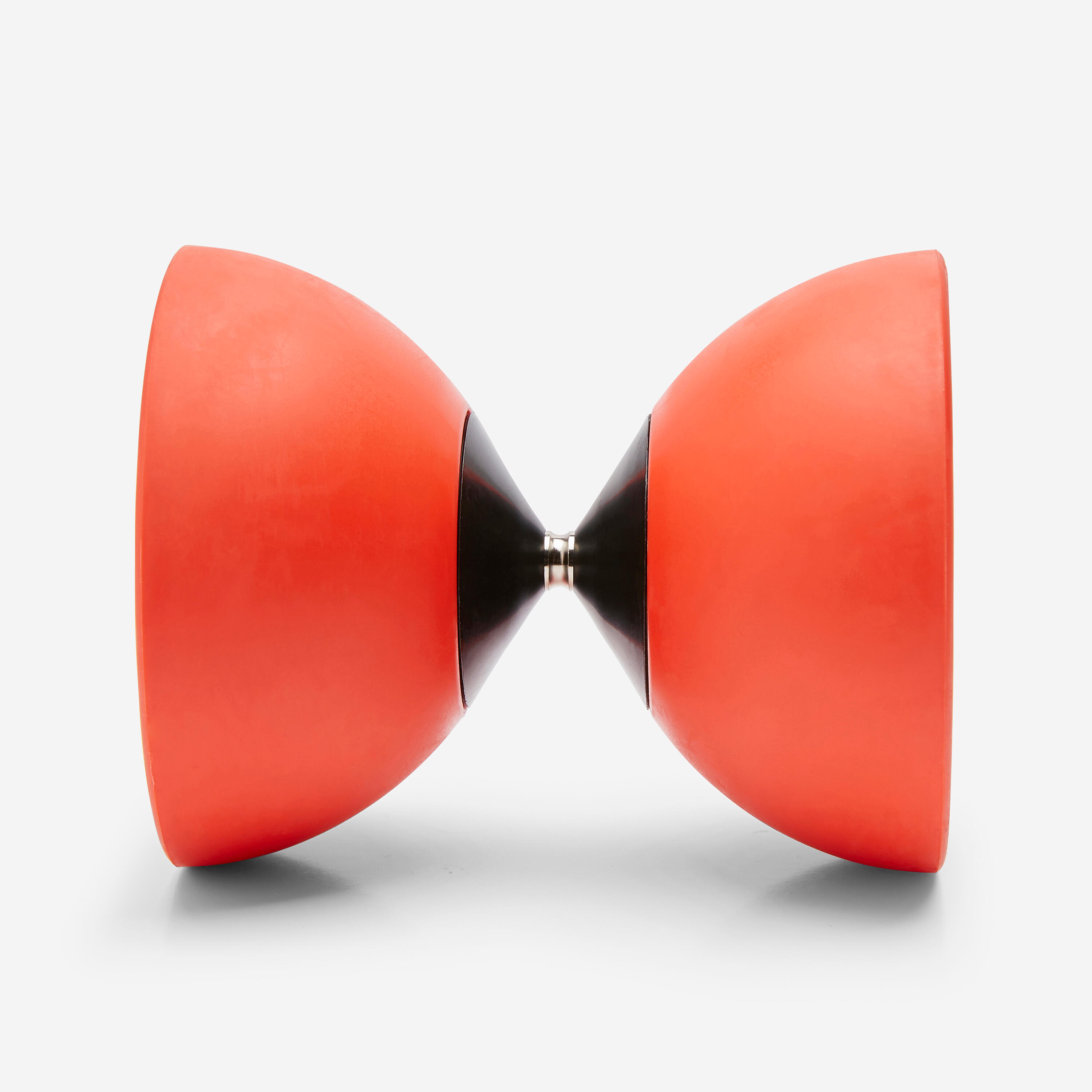 Diabolo + Wooden Handsticks - 100 Red - Coral red - Domyos - Decathlon