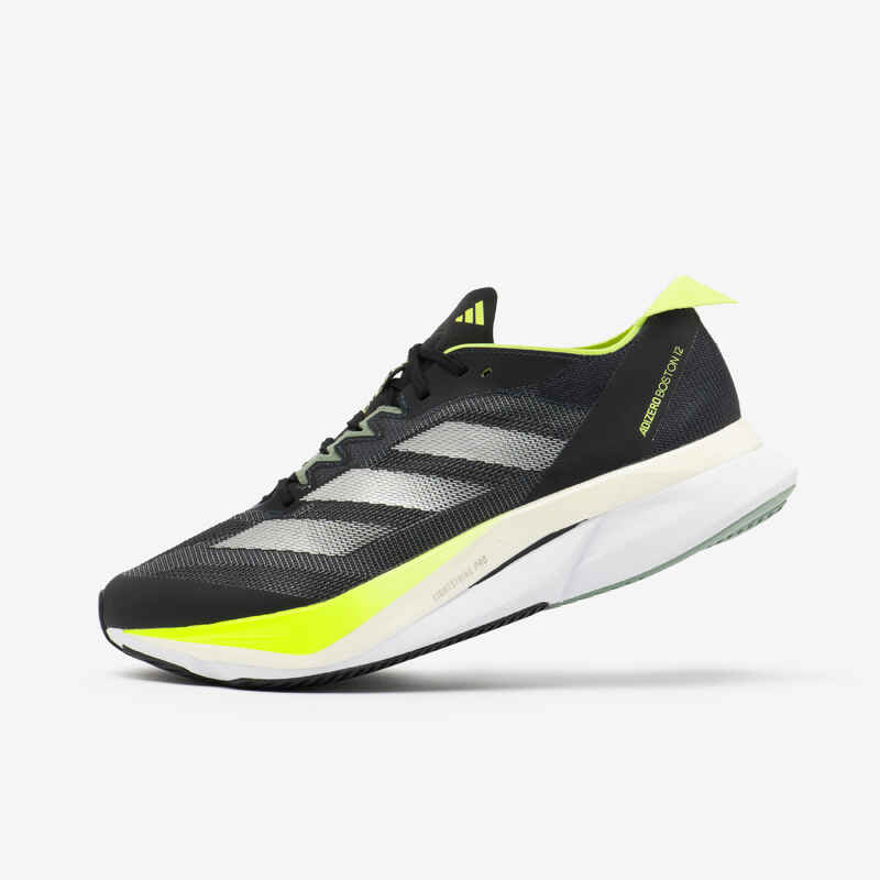 Vīriešu skriešanas apavi “Adidas Boston 12”, melni - Decathlon