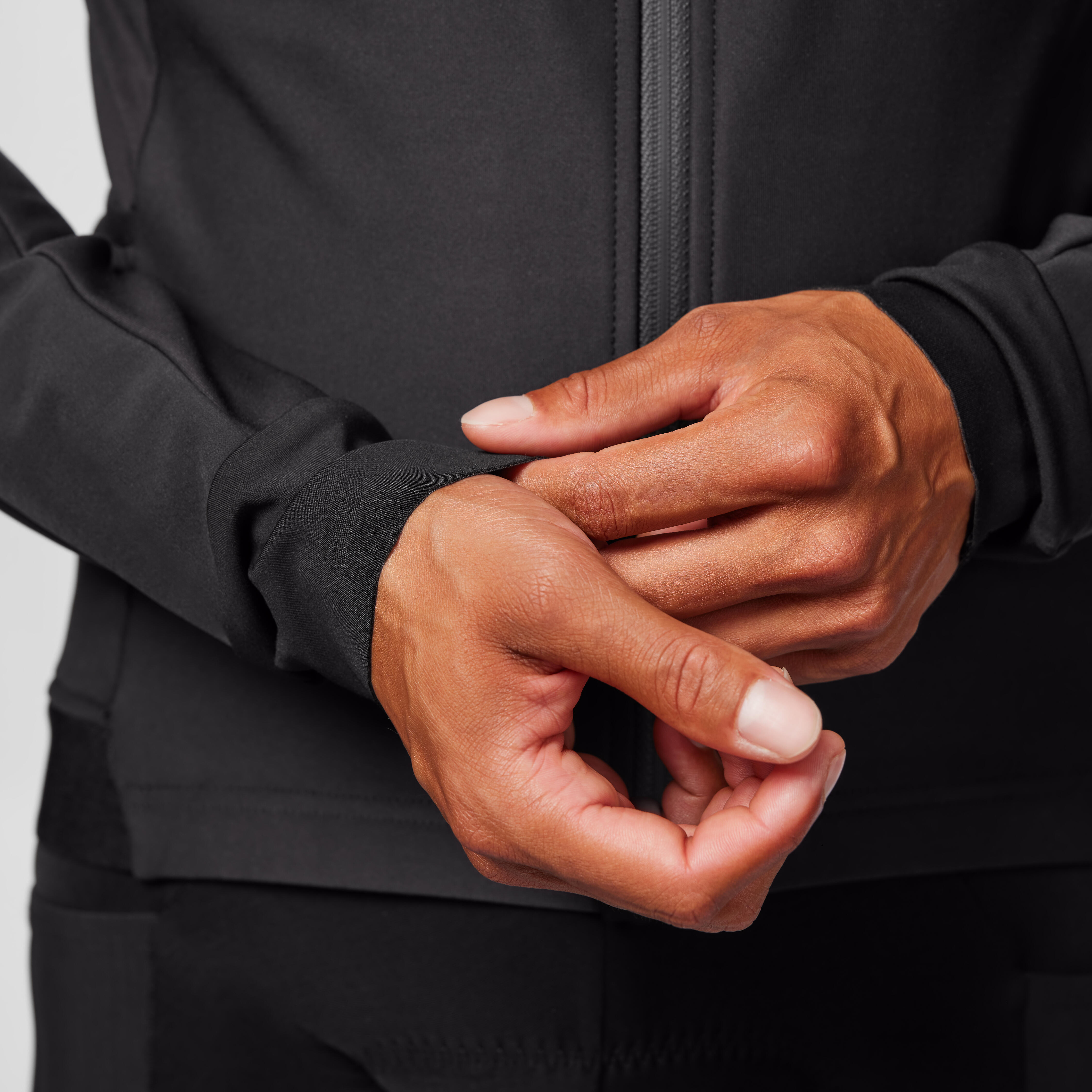 Men's Road Biking Jacket - Endurance - smoked black - Van rysel - Decathlon