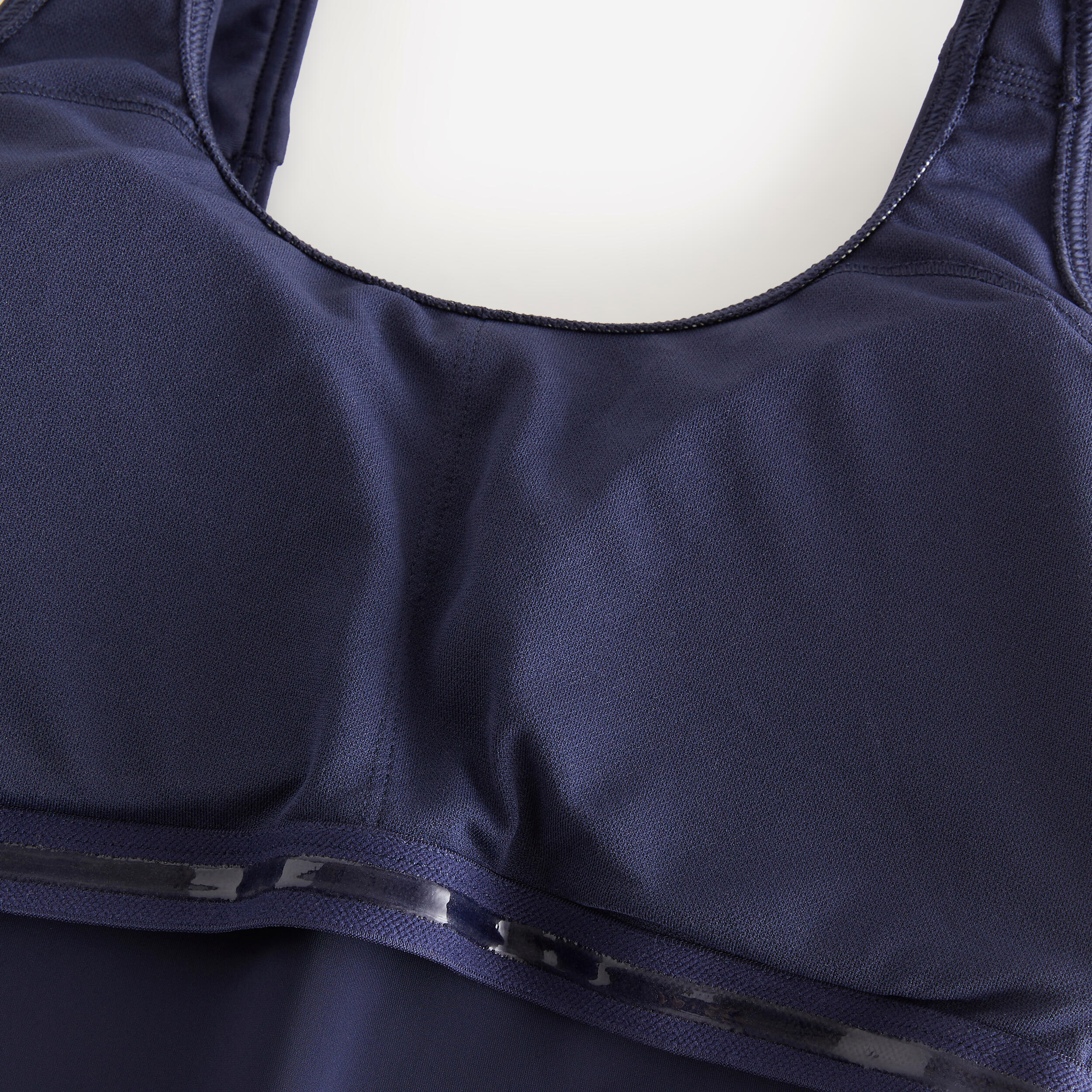 Women’s 1-Piece Shorty Swimsuit - Dova Navy Blue - Steel blue - Nabaiji ...