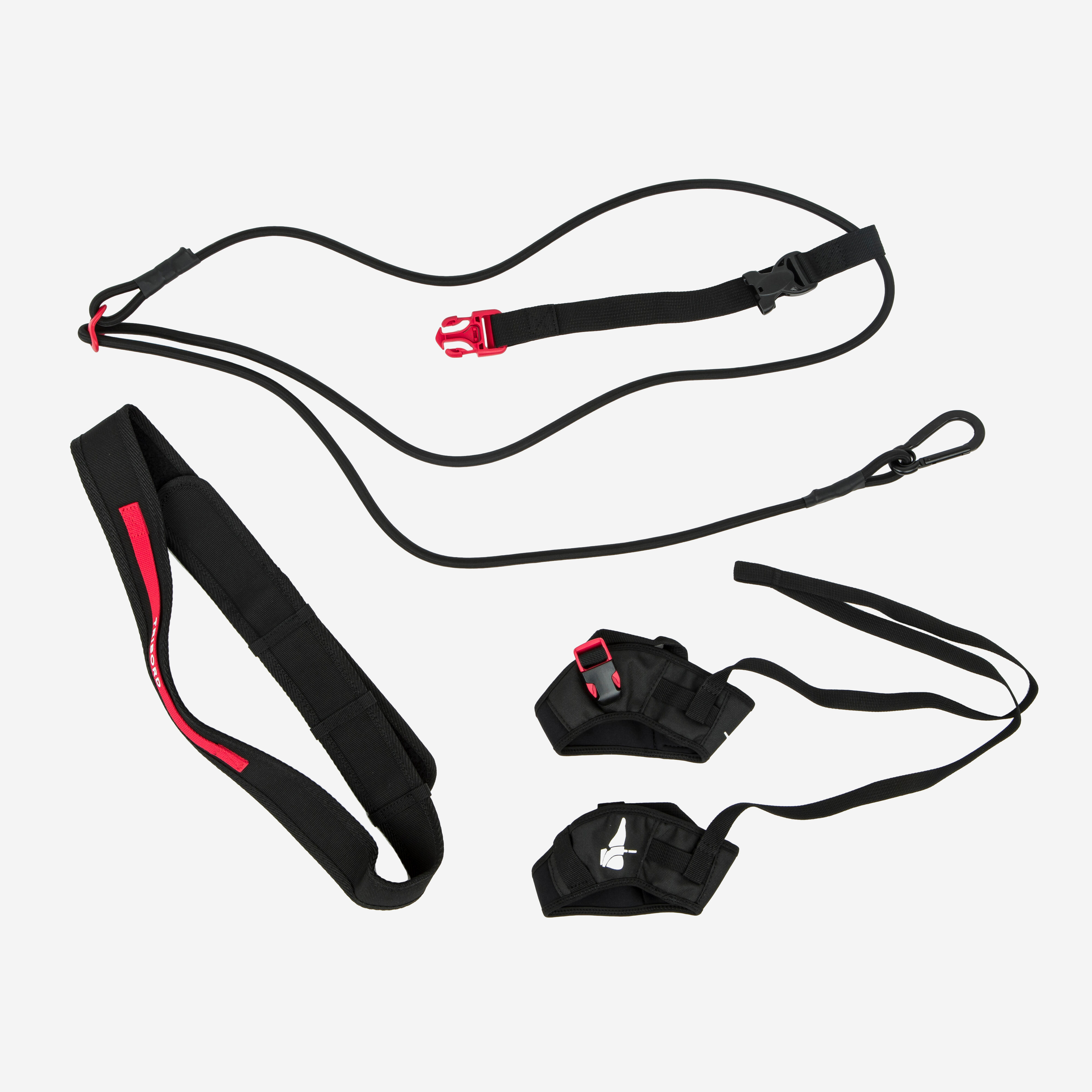 Stationary Swimming Tether - Black/Red - Black, Red - Nabaiji - Decathlon