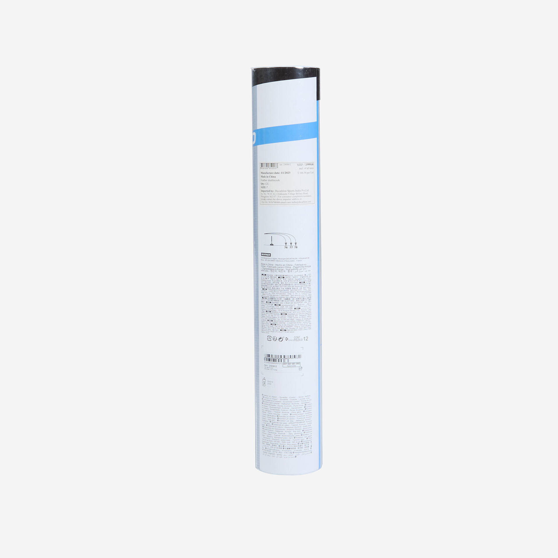 Buy Feather Shuttlecock FSC 560 Speed 76 x 12 Online | Decathlon