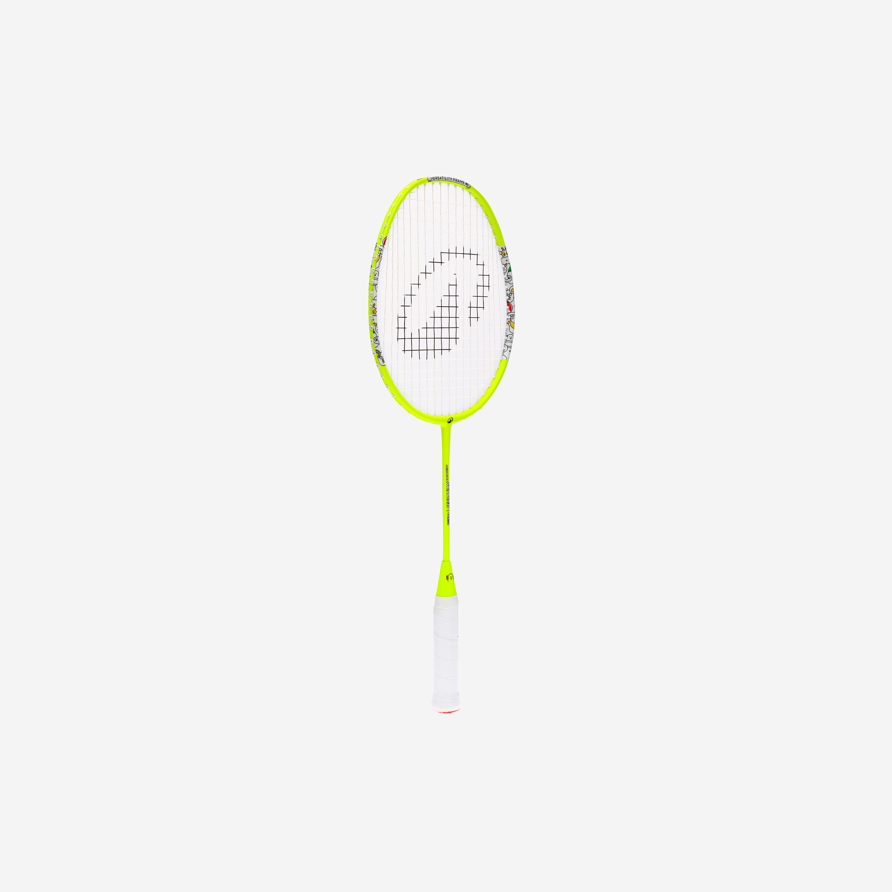 KID BADMINTON RACKET BR SENSATION 190 EASY KID LIME PERFLY | Decathlon