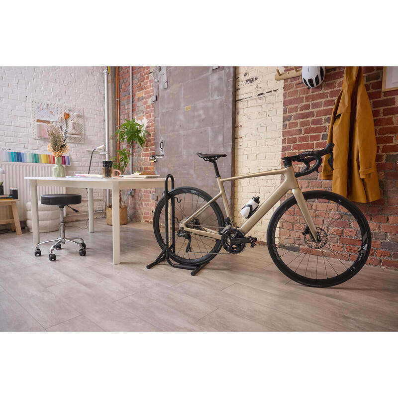 Support 1 vélo au sol, 2 en 1, noir | Decathlon