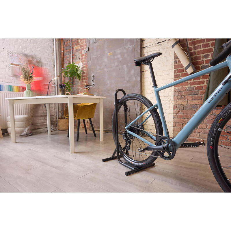 2-in-1 fietsstandaard zwart | Decathlon