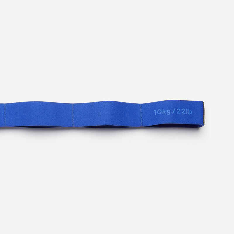 Fabric Resistance Band, Medium Resistance - Blue - Decathlon