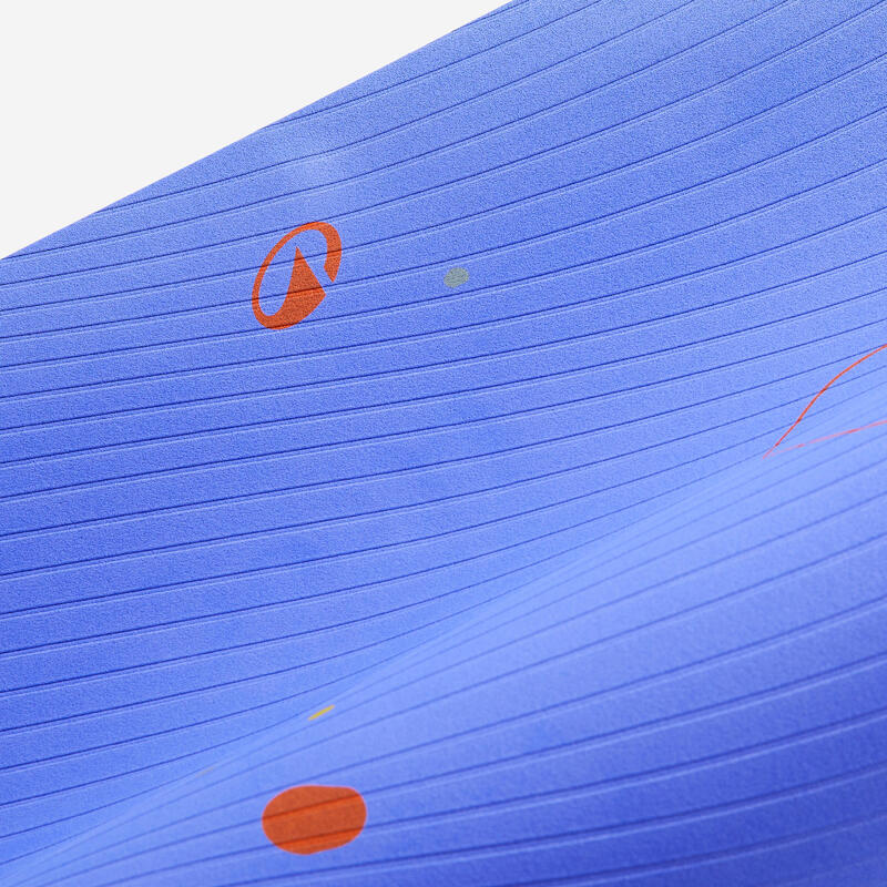 KIMJALY - Saltea de yoga cu curele grosime 5mm, Albastru Copii | Decathlon