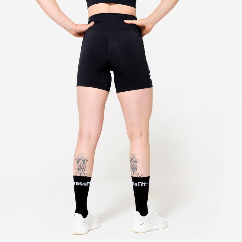 Short de crossfit® femme, noir NORTHERN SPIRIT | Decathlon