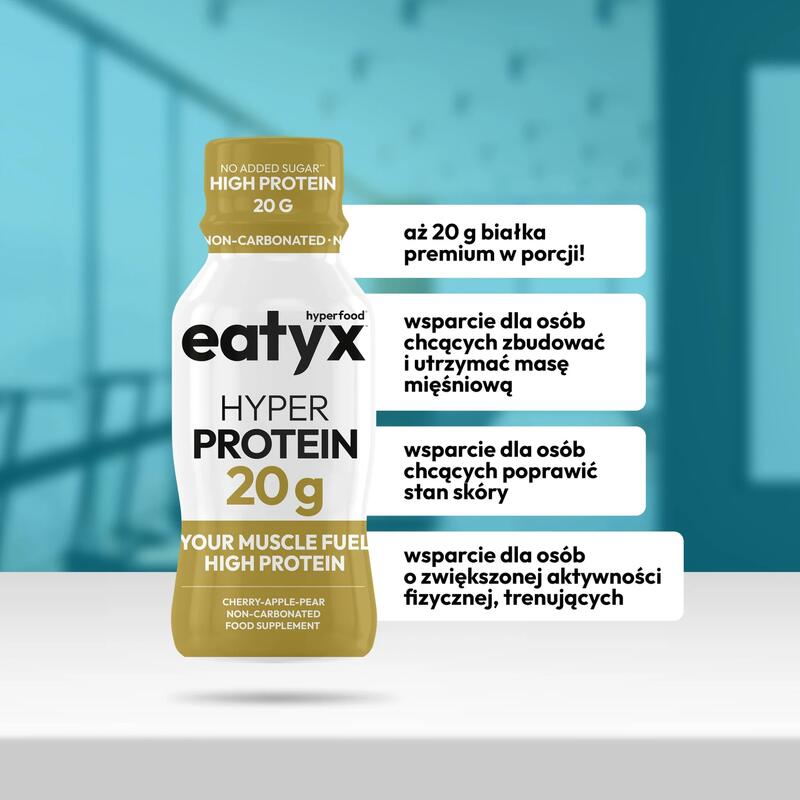 Napój EATYX Hyper Protein Booster 20 g wiśnia-jabłko-gruszka 95 ml ...