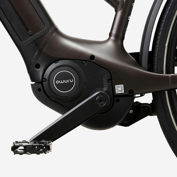 Velo ville electrique a moteur automatique owuru cadre bas ld 920 e ...
