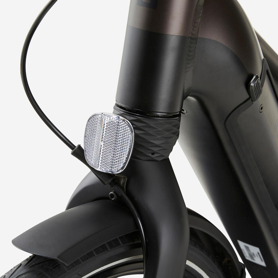 Velo ville electrique a moteur automatique owuru cadre bas ld 920 e ...