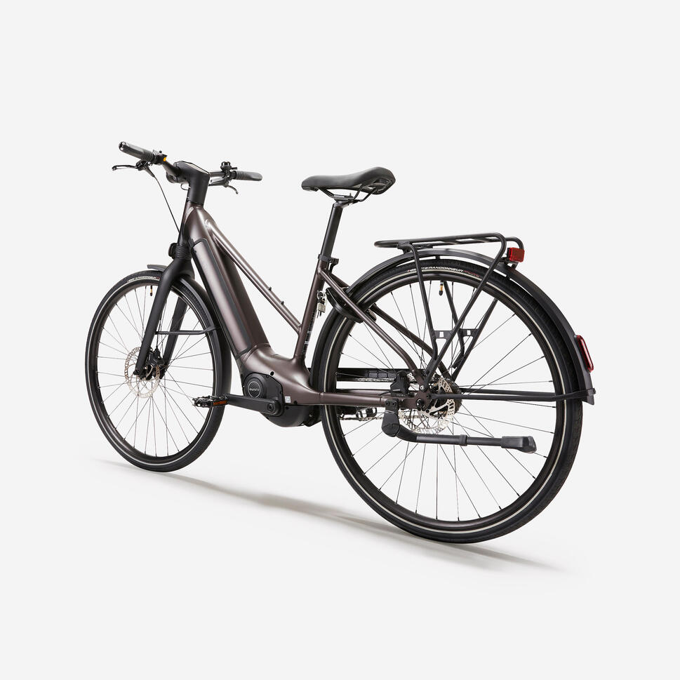 Velo ville electrique a moteur automatique owuru cadre bas ld 920 e ...