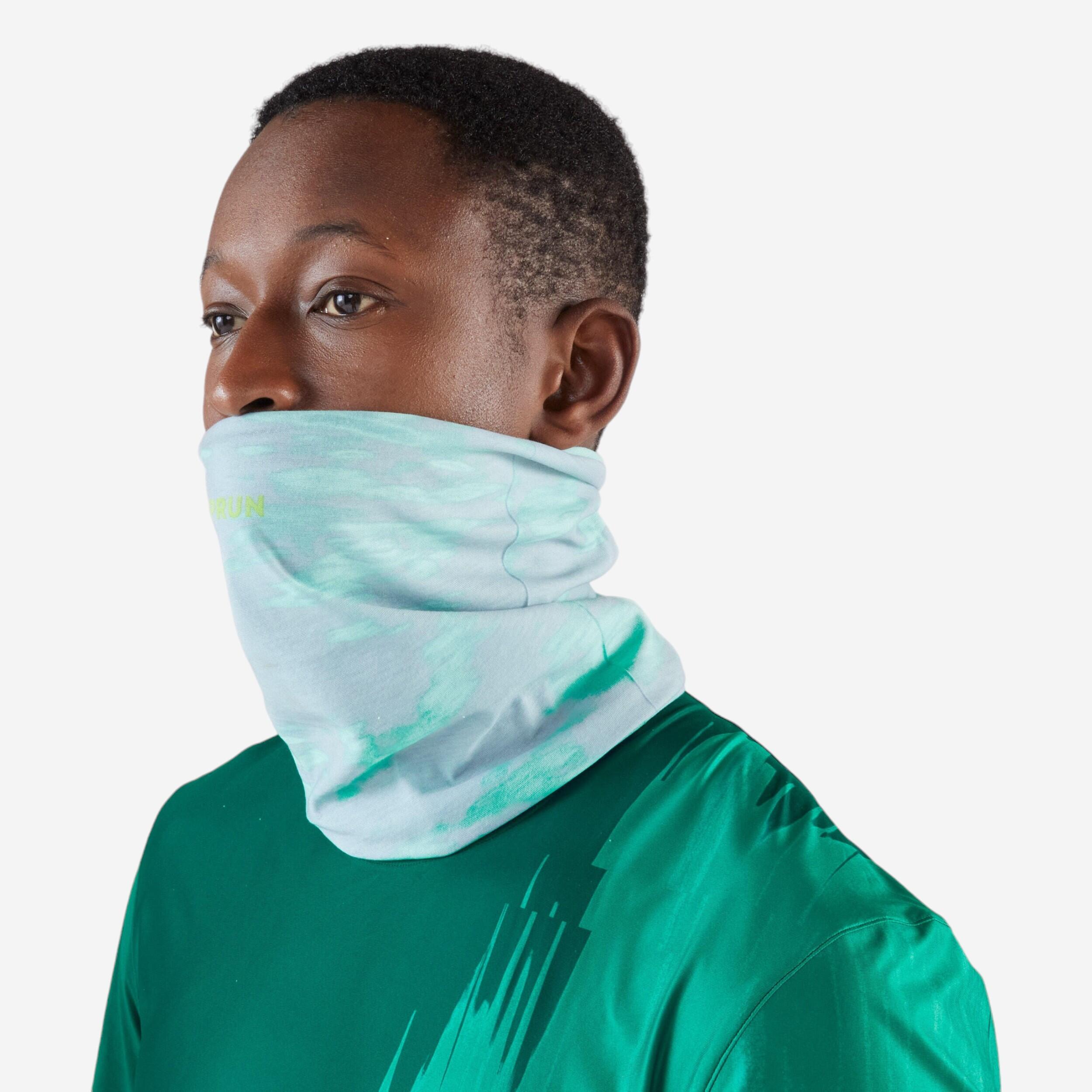 BANDANA RUNNING ADULTO KIPRUN GRIS VERDE - Decathlon