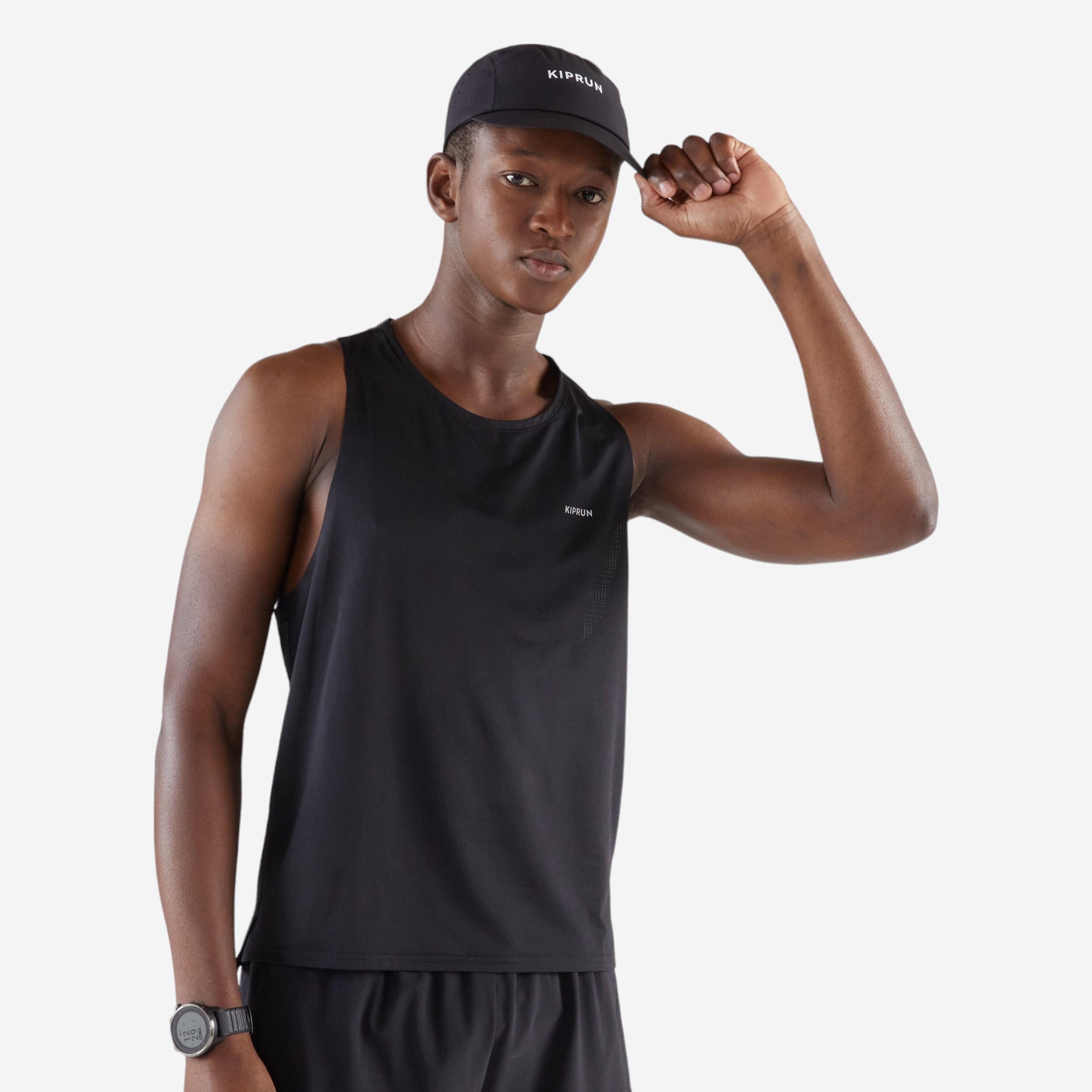 Ultralight Running Cap - smoked black - Kiprun - Decathlon