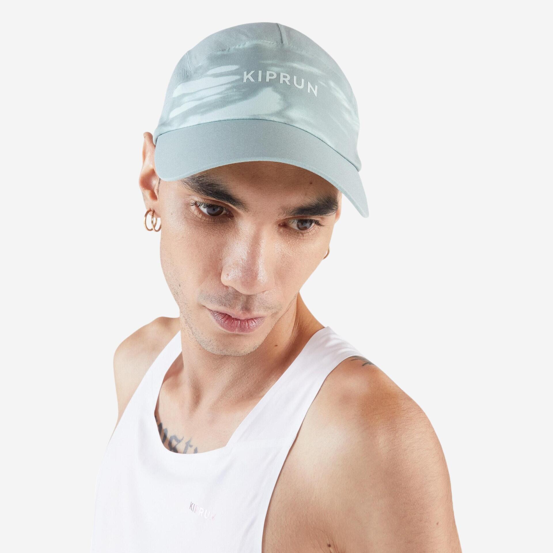 Men's Women's KIPRUN V2 Running Cap - Green Graphics