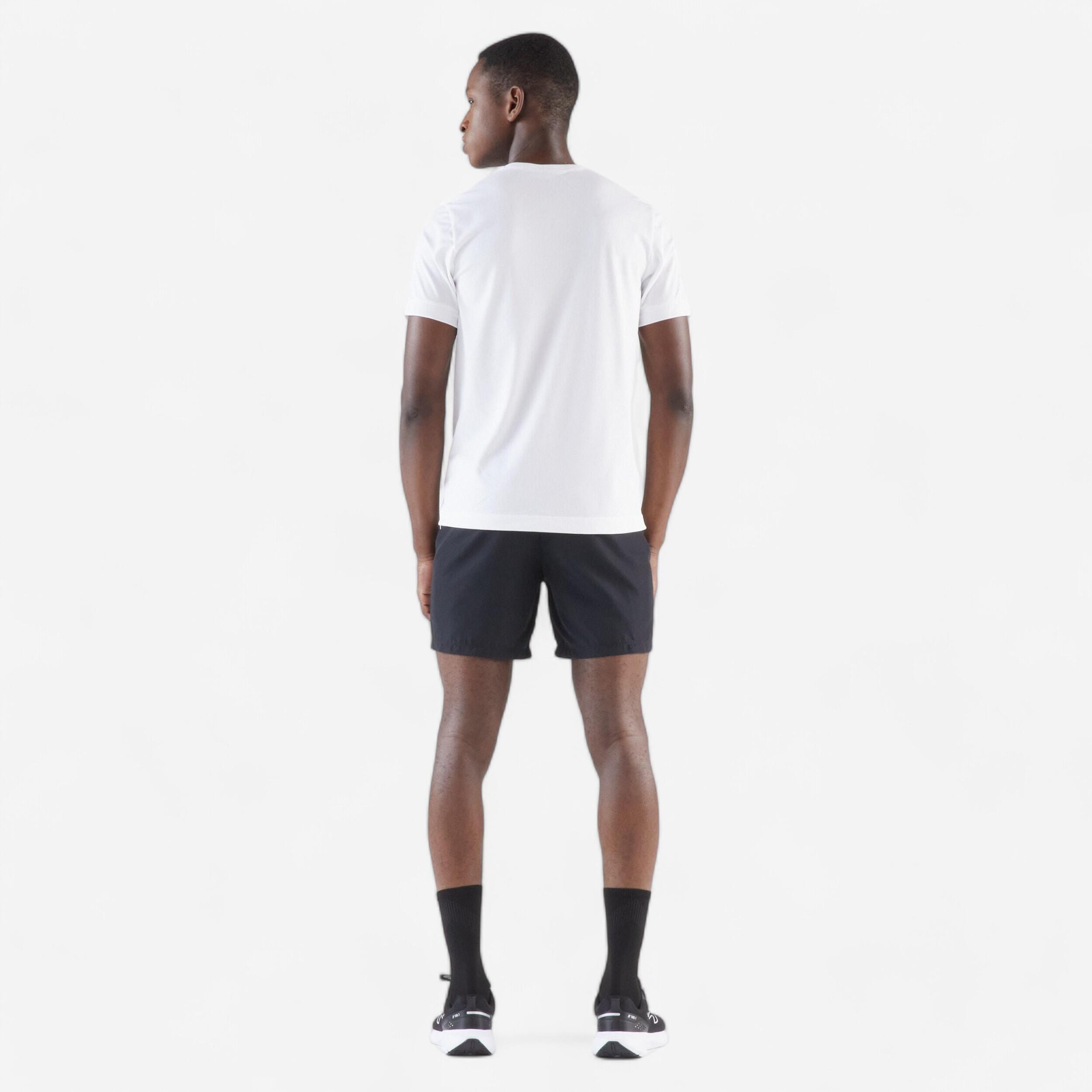 POLERA RUNNING TRANSPIRABLE HOMBRE - KIPRUN 100 DRY BLANCO - Decathlon