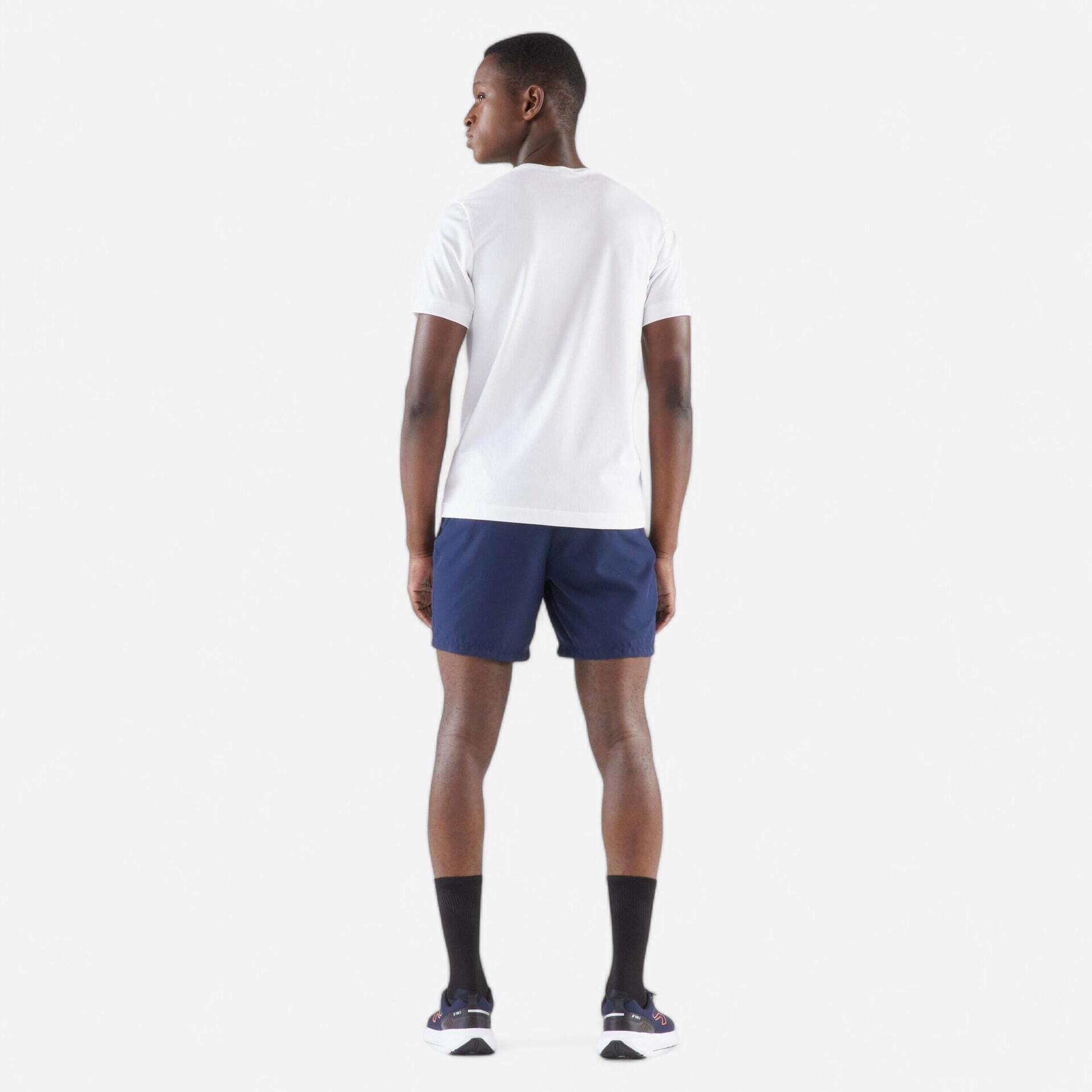 Men's Running Shorts Kiprun Run 100 - Steel Blue
