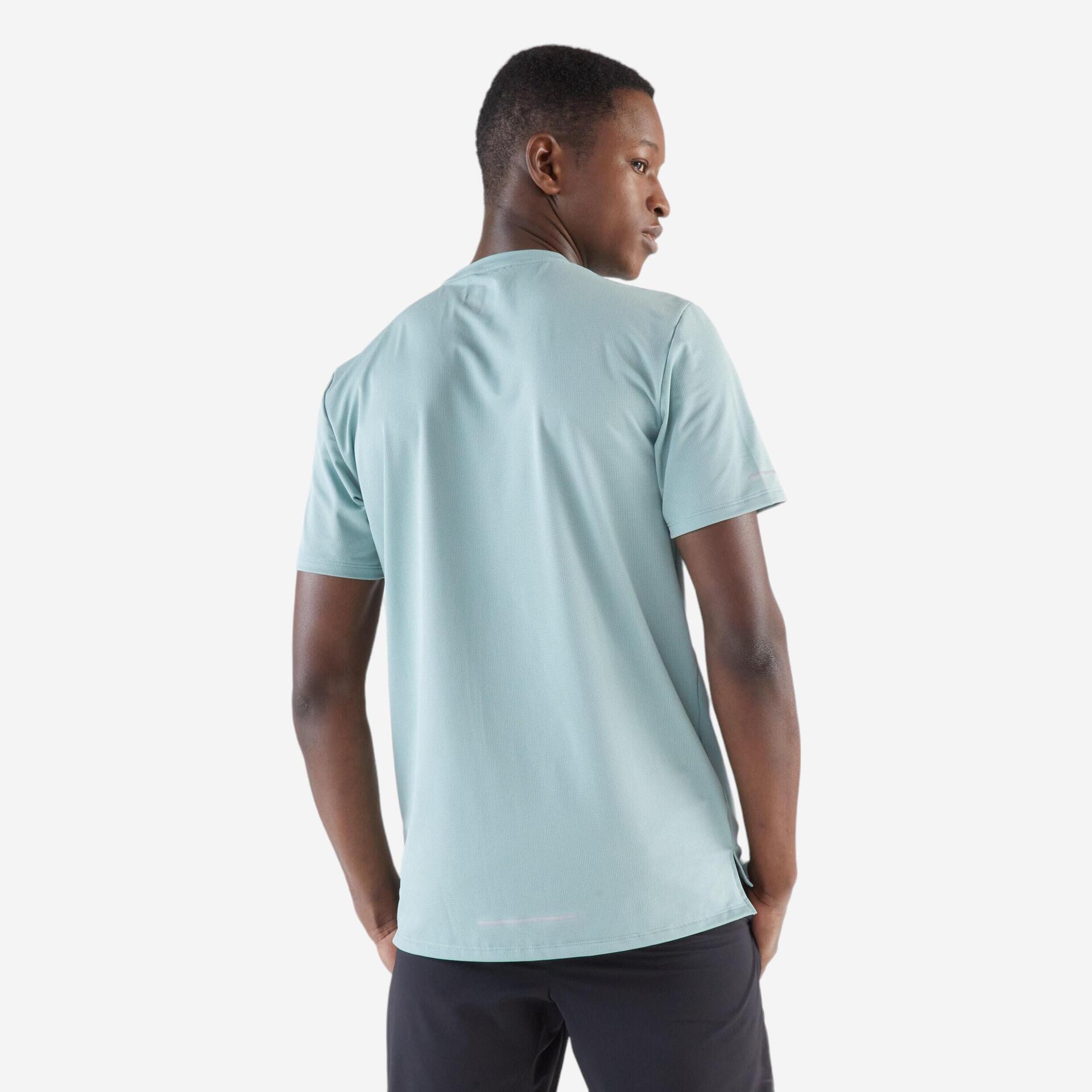 Men's Running Breathable T-shirt Run 500 Dry - Green