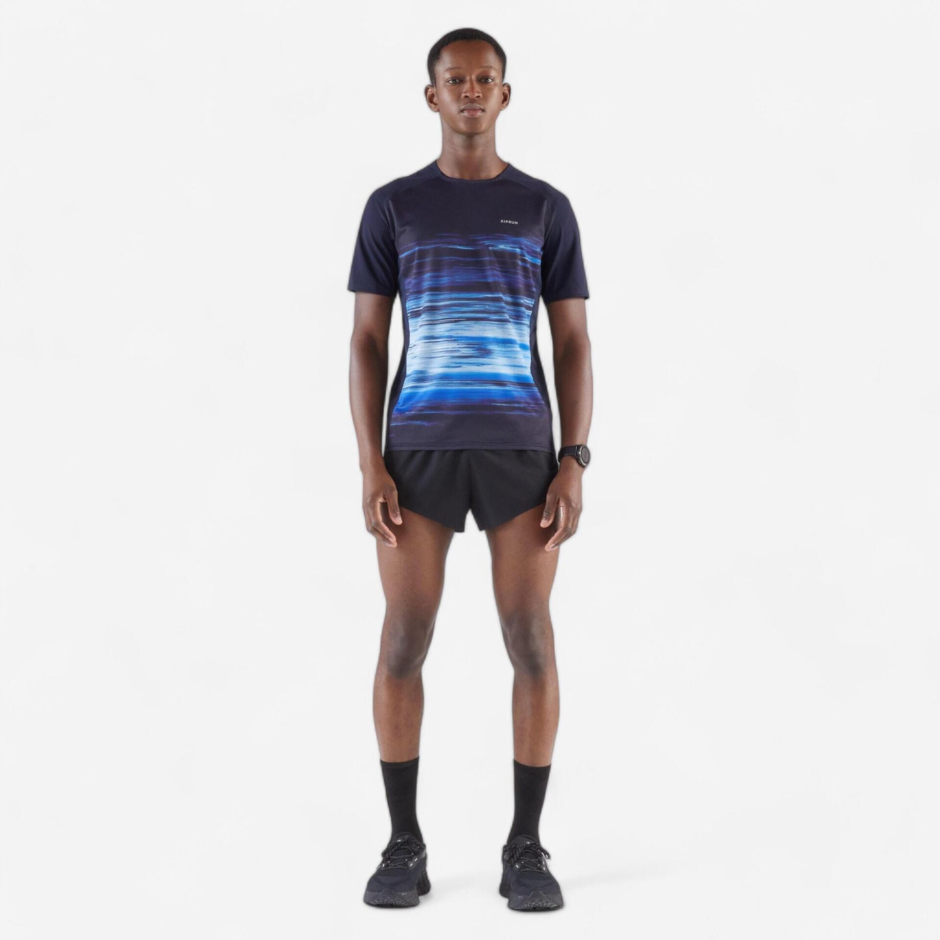 Men's breathable running T-shirt KIPRUN - Blue