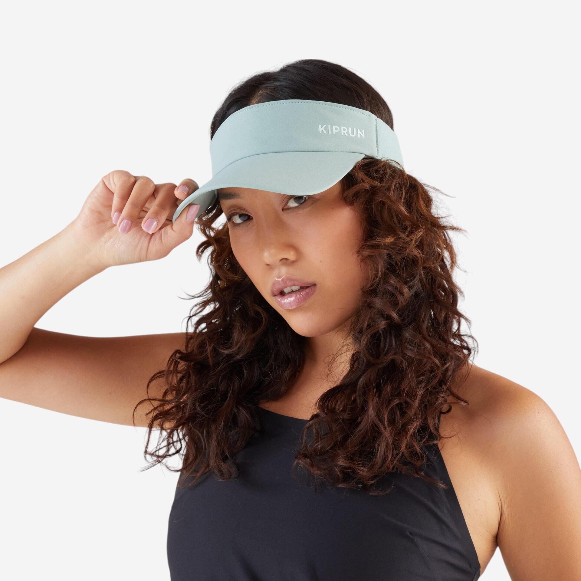 Adult running visor - KIPRUN V2 - Green