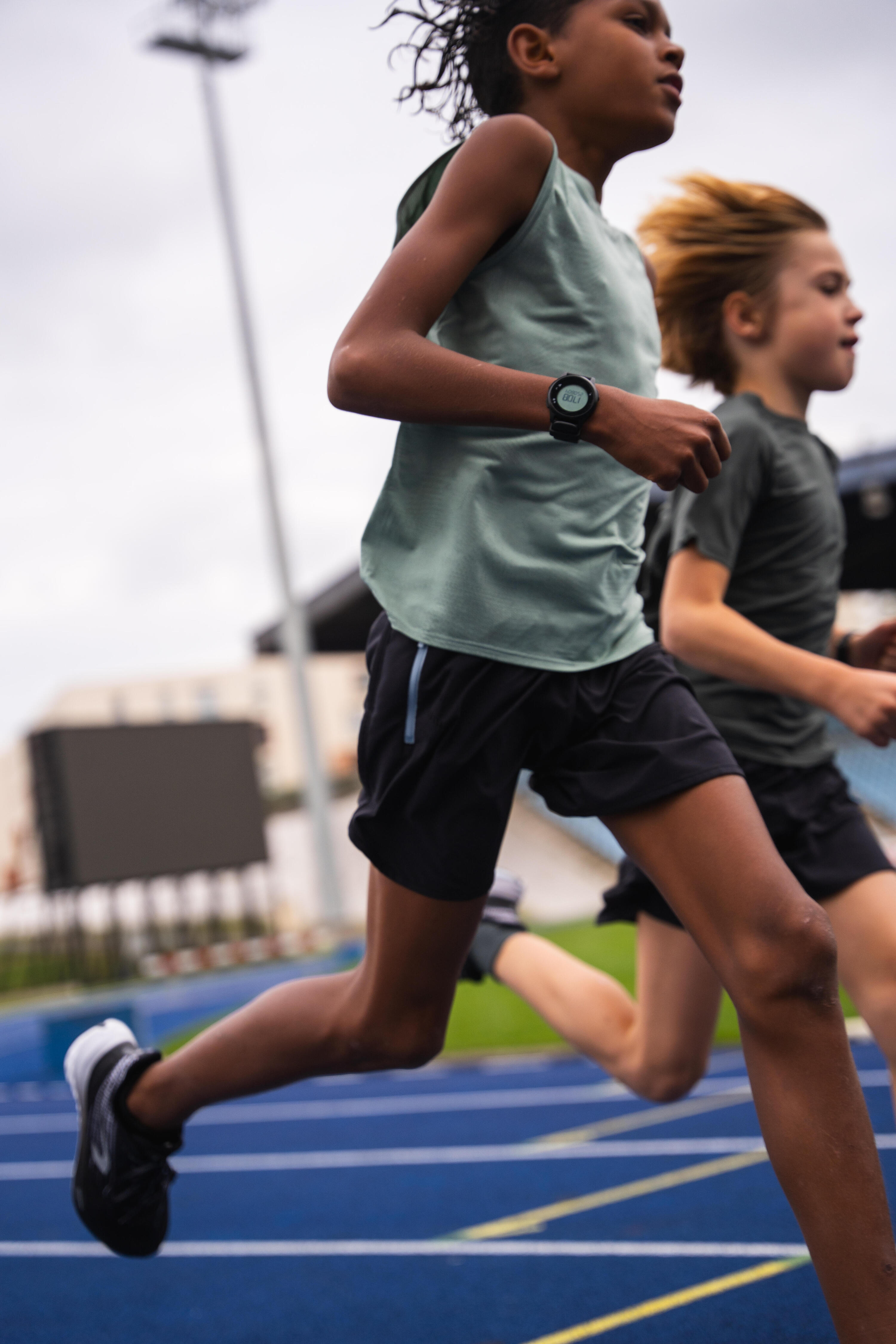 Kids' Running Shoes Black & White - K500 Fast Series KIPRUN | Decathlon