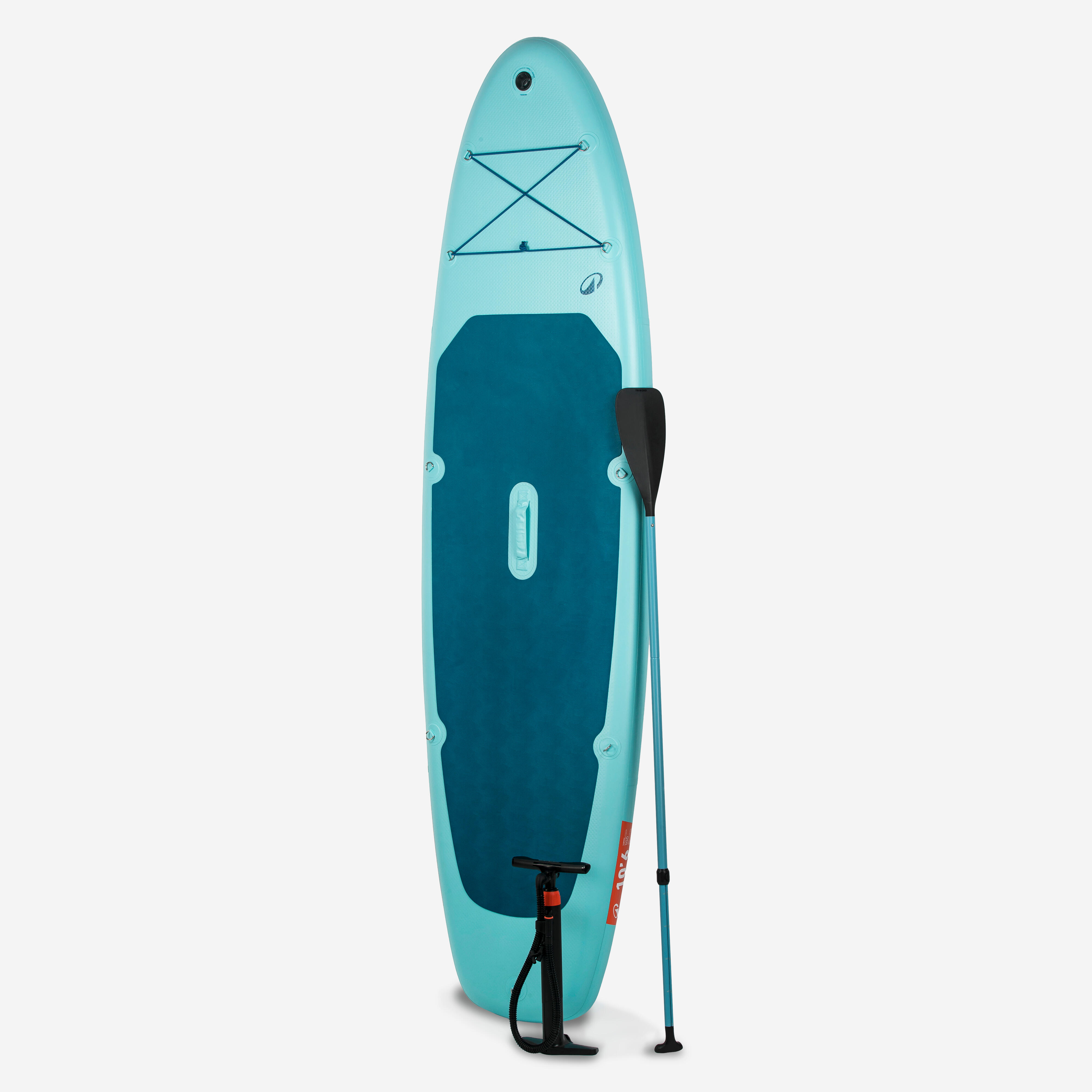 SUP Set Stand up Paddle aufblasbar 10'6 - 100 blau - Decathlon