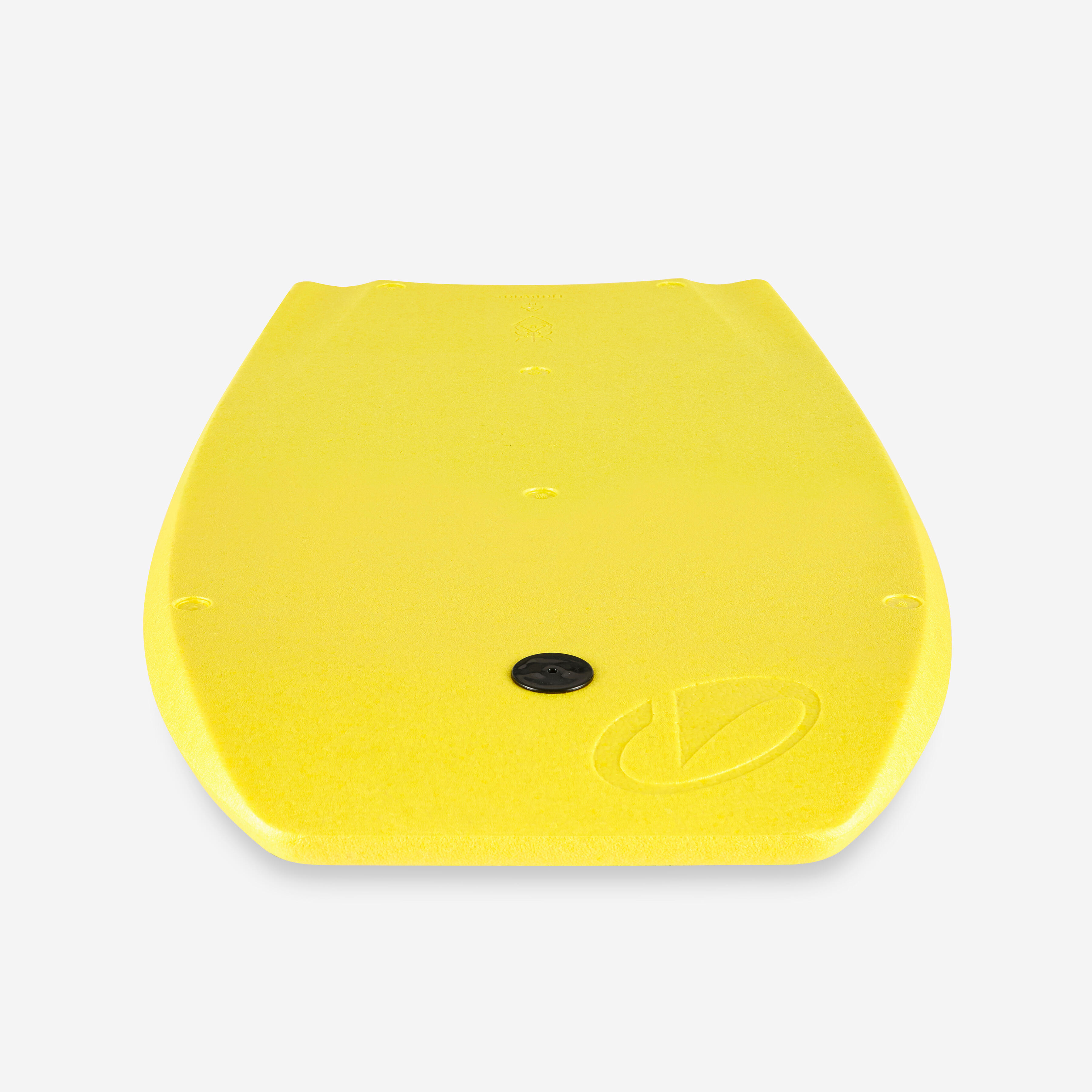 Bodyboard 100 beginner single-material preformed - Yellow - Decathlon