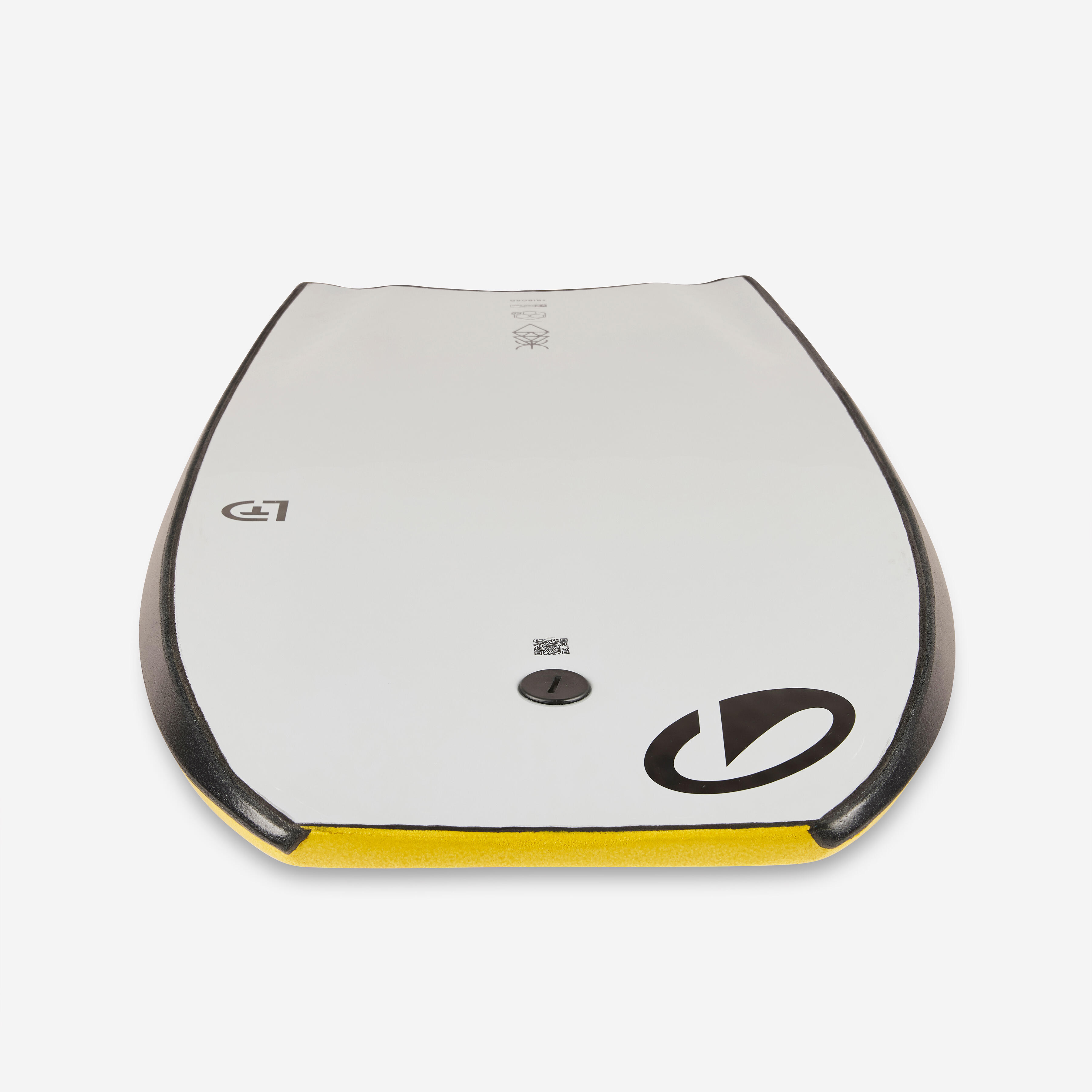 БОДИБОРД 500 MESH, ЗА НАПРЕДНАЛИ, ЖЪЛТО/СИВО - DECATHLON