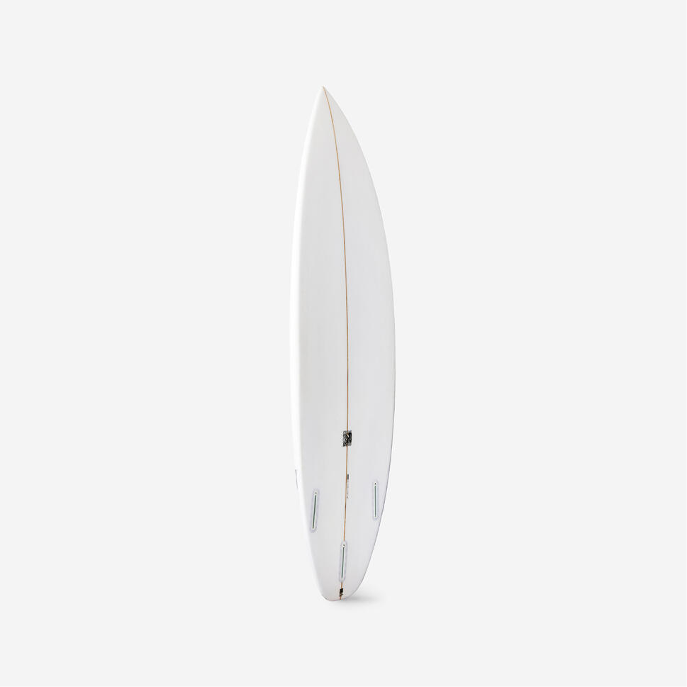 Performance shortboard with Futures fin box without fins - white OLAIAN ...