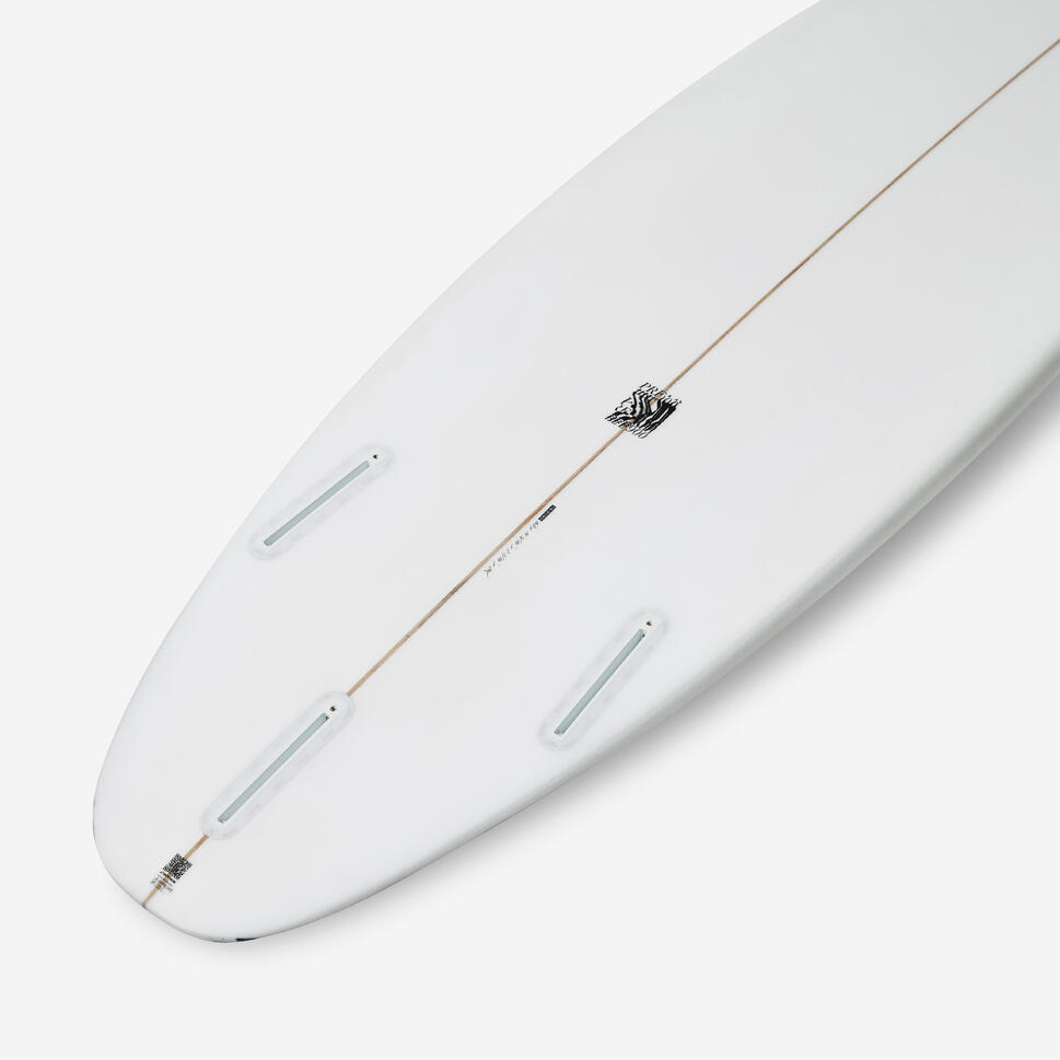 Performance shortboard with Futures fin box without fins - white OLAIAN ...