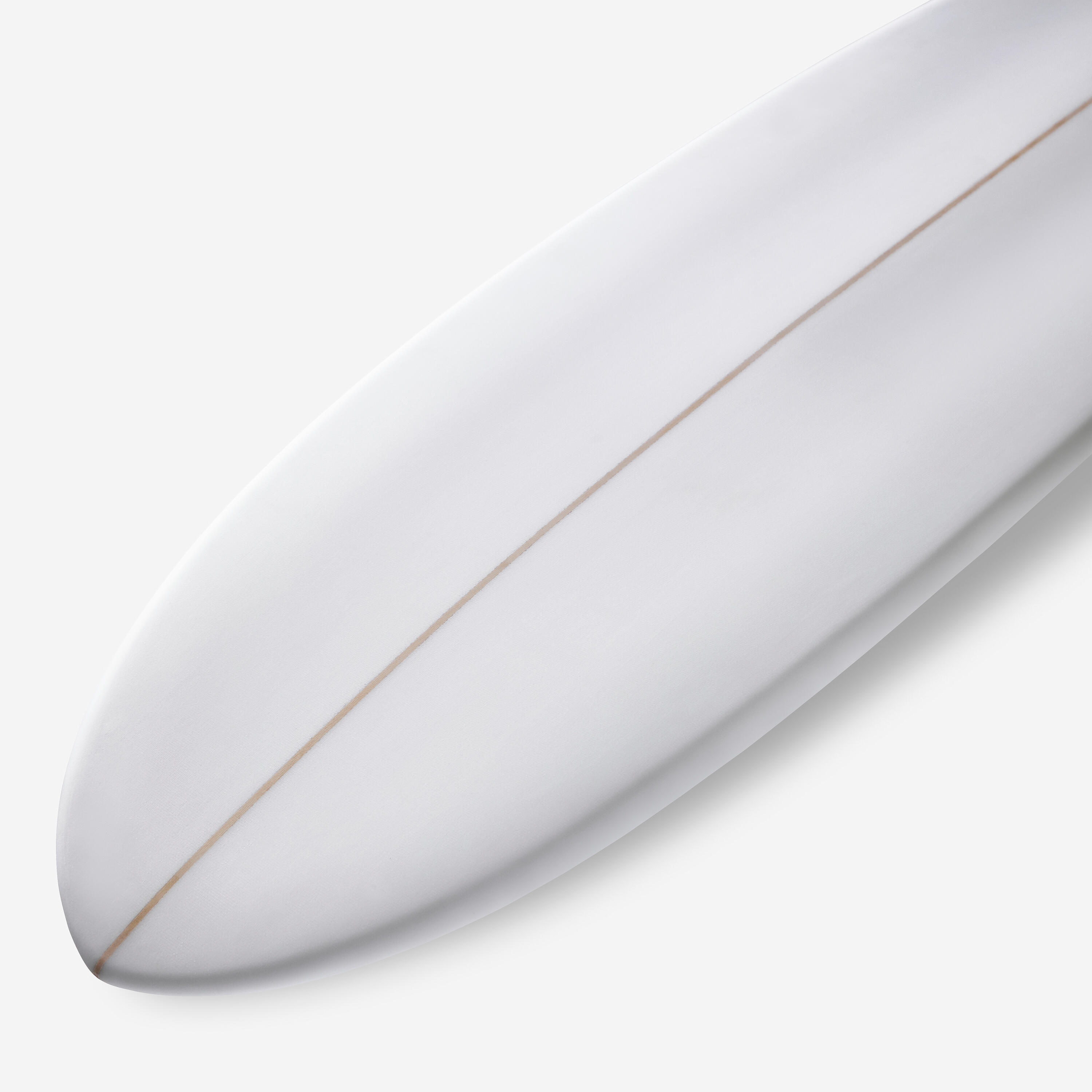 Hybrid resin surfboard 6’4 40L with 3 fins - khaki | Decathlon