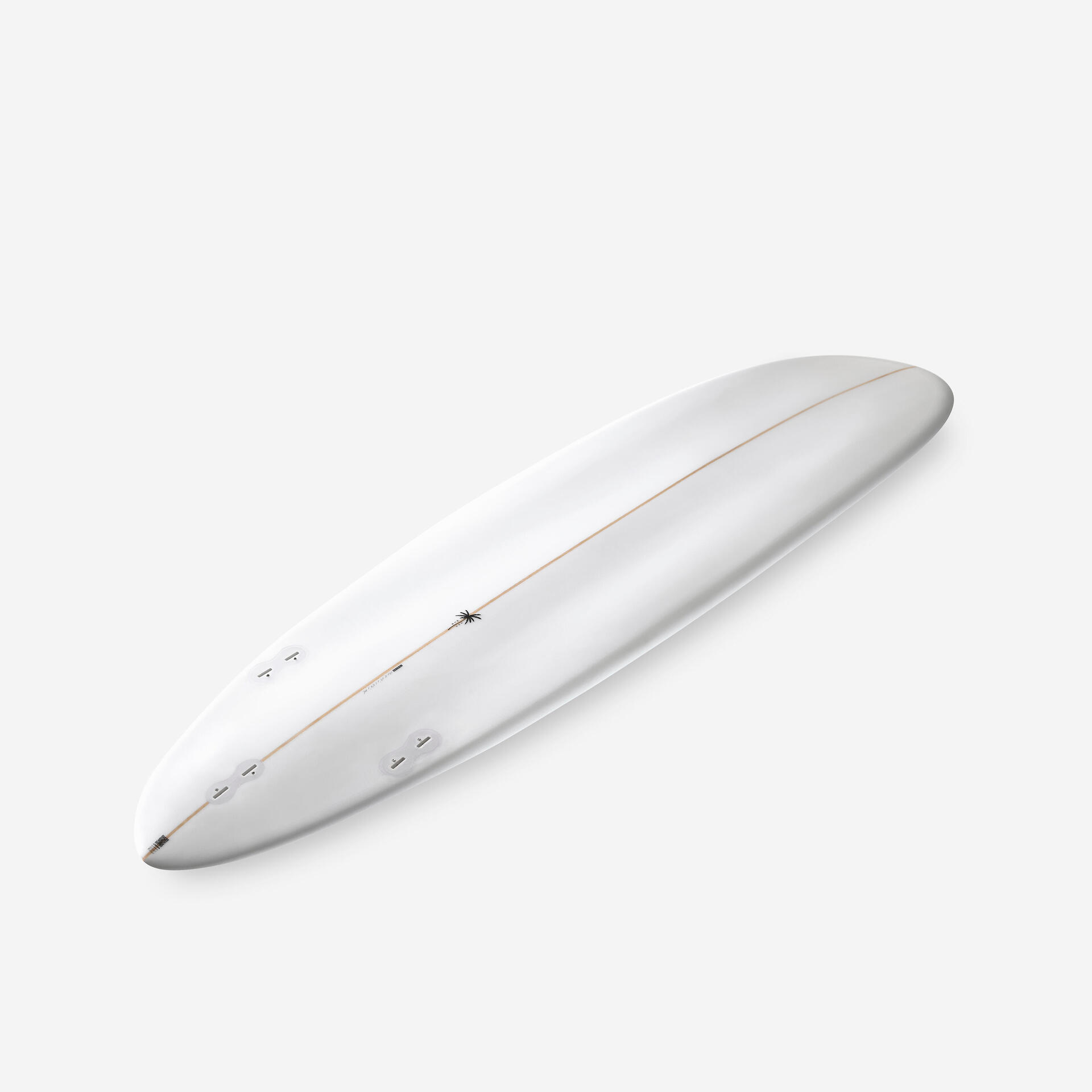 Hybrid resin surfboard 7’ 49L with 3 fins - beige