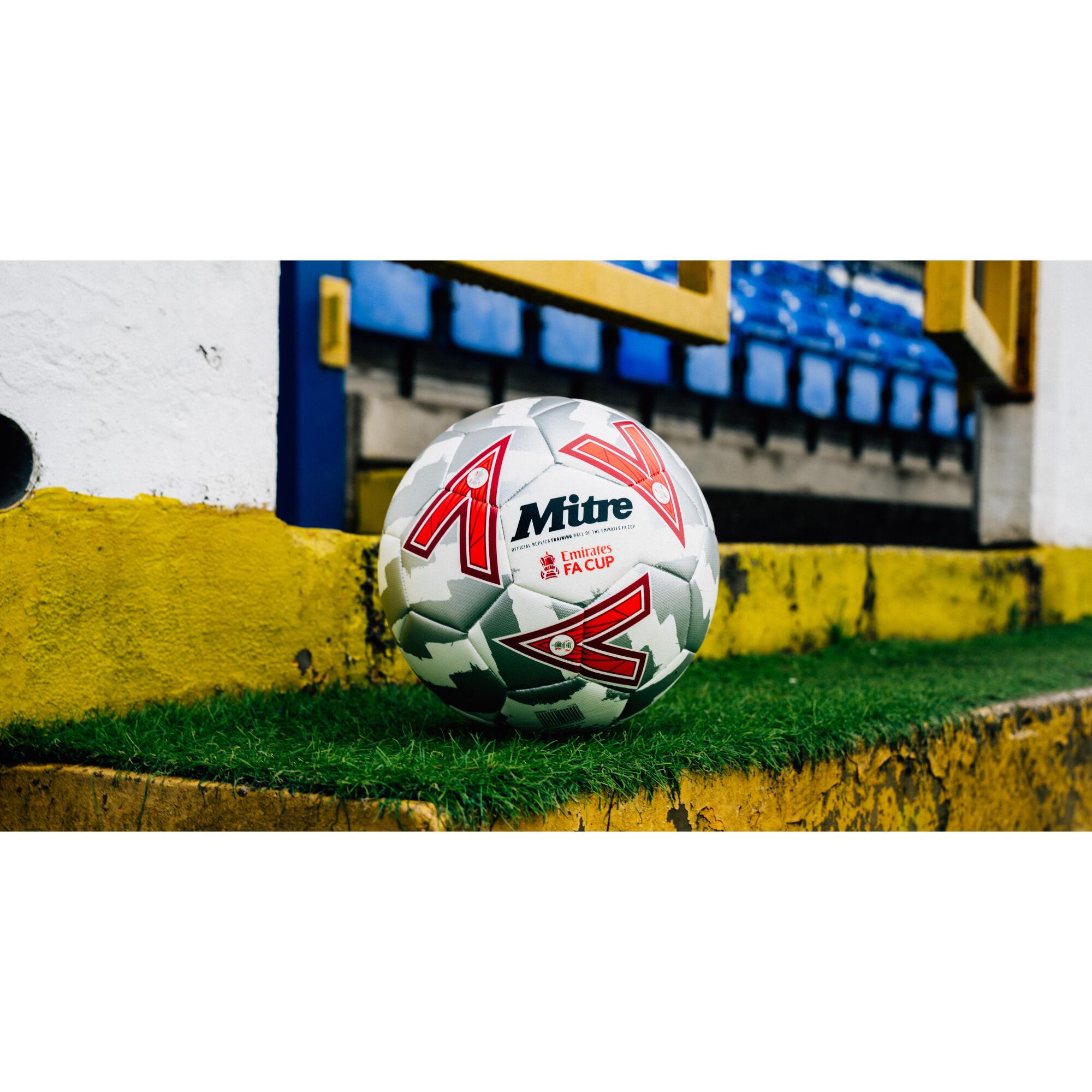 Mitre Football FA Cup Size 5 24/25 White MITRE | Decathlon