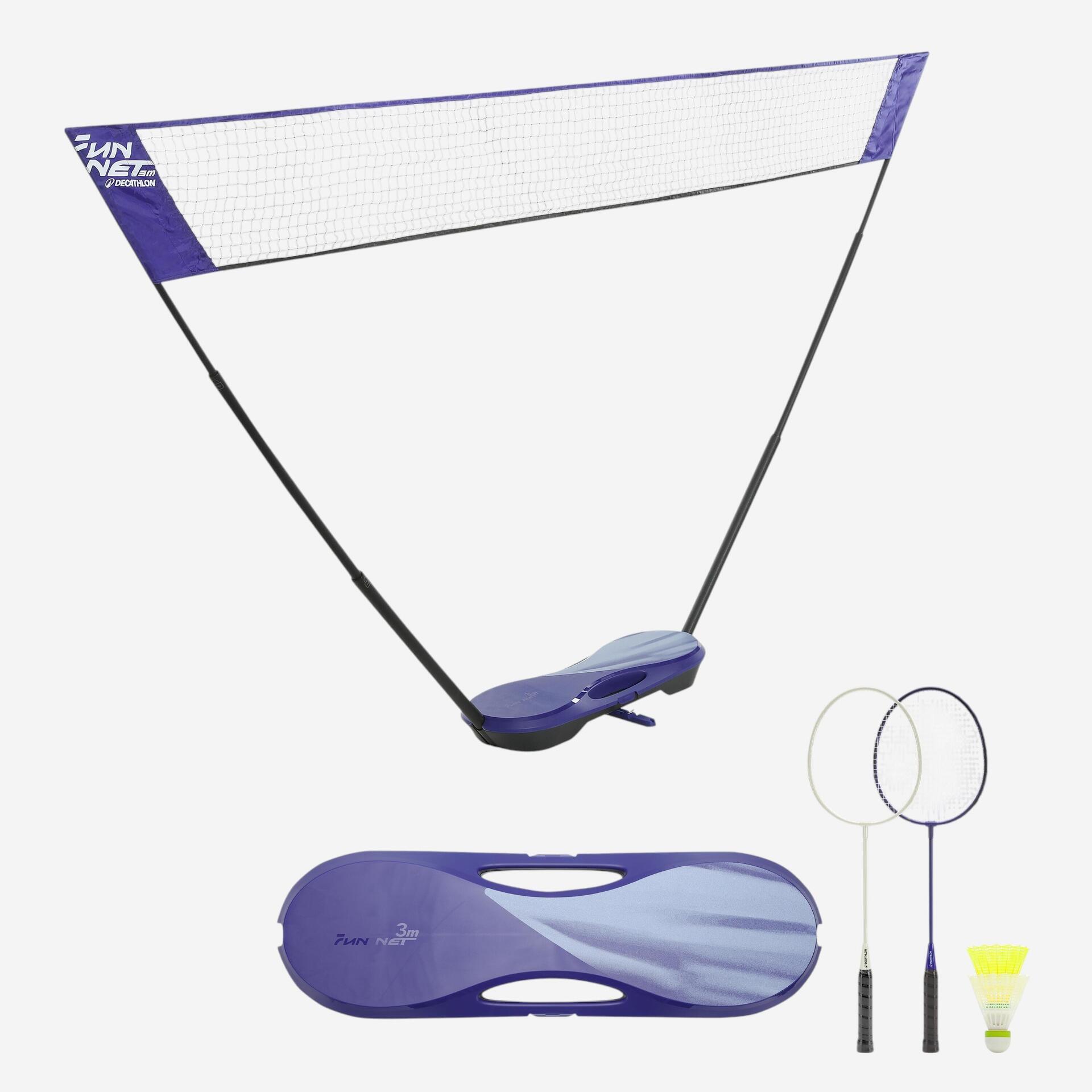 BADMINTON NET Fun set 3 Meter Royal Blue