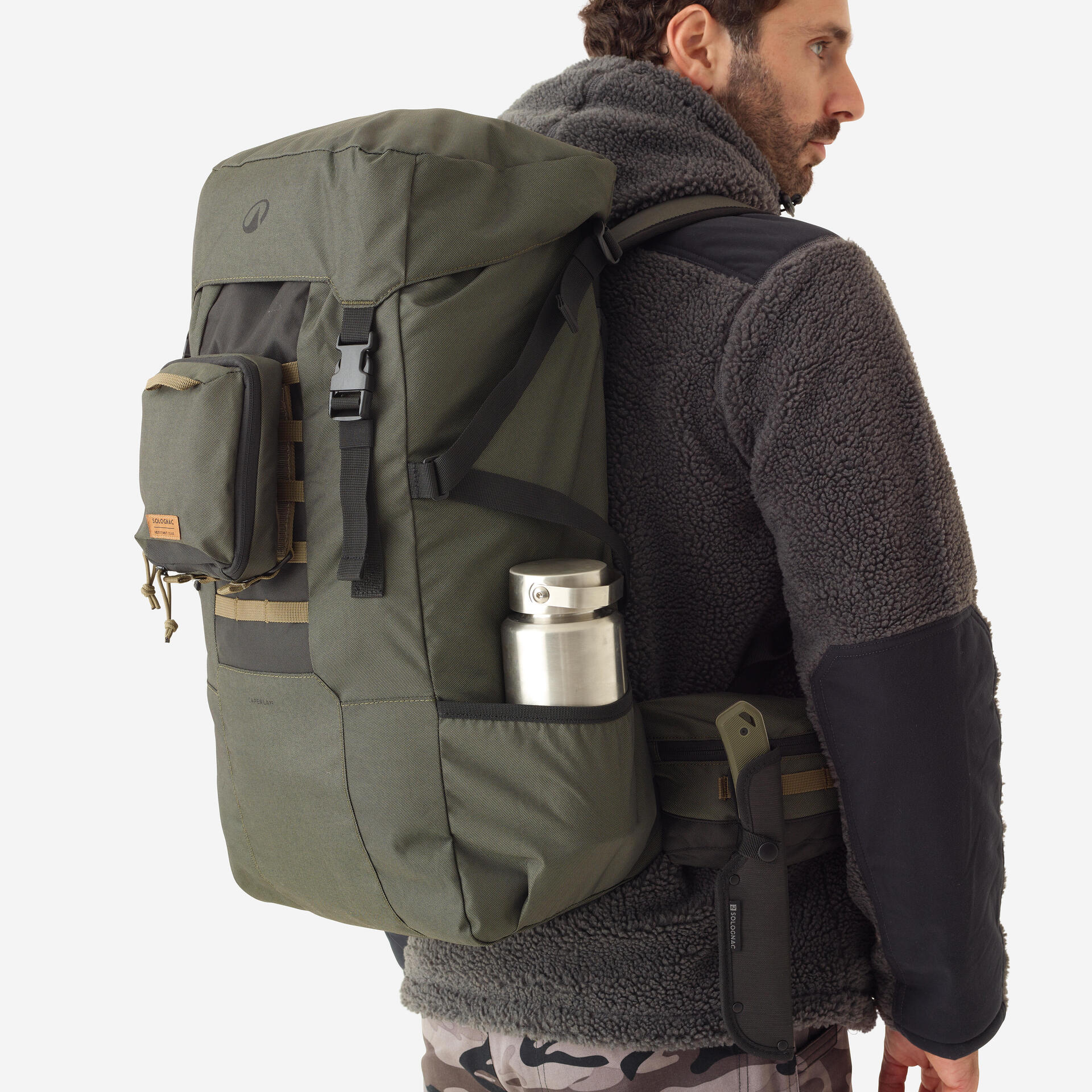 Bushcraft backpack 50L khaki