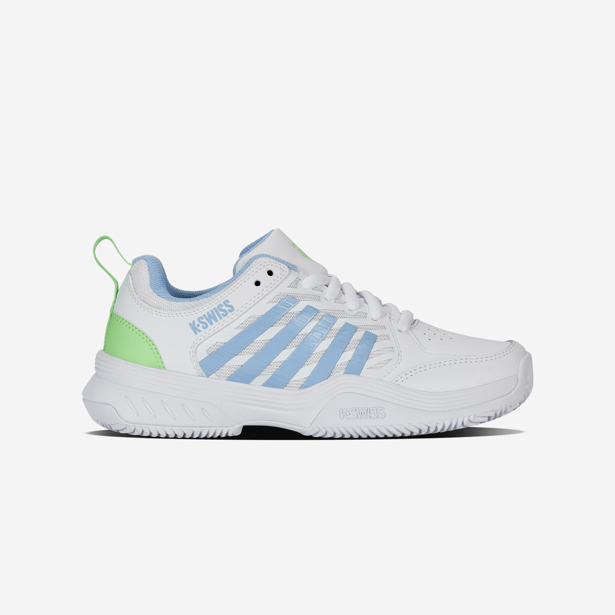 Tenisice za tenis Court Express za zemljane terene ženske bijelo-plave ...