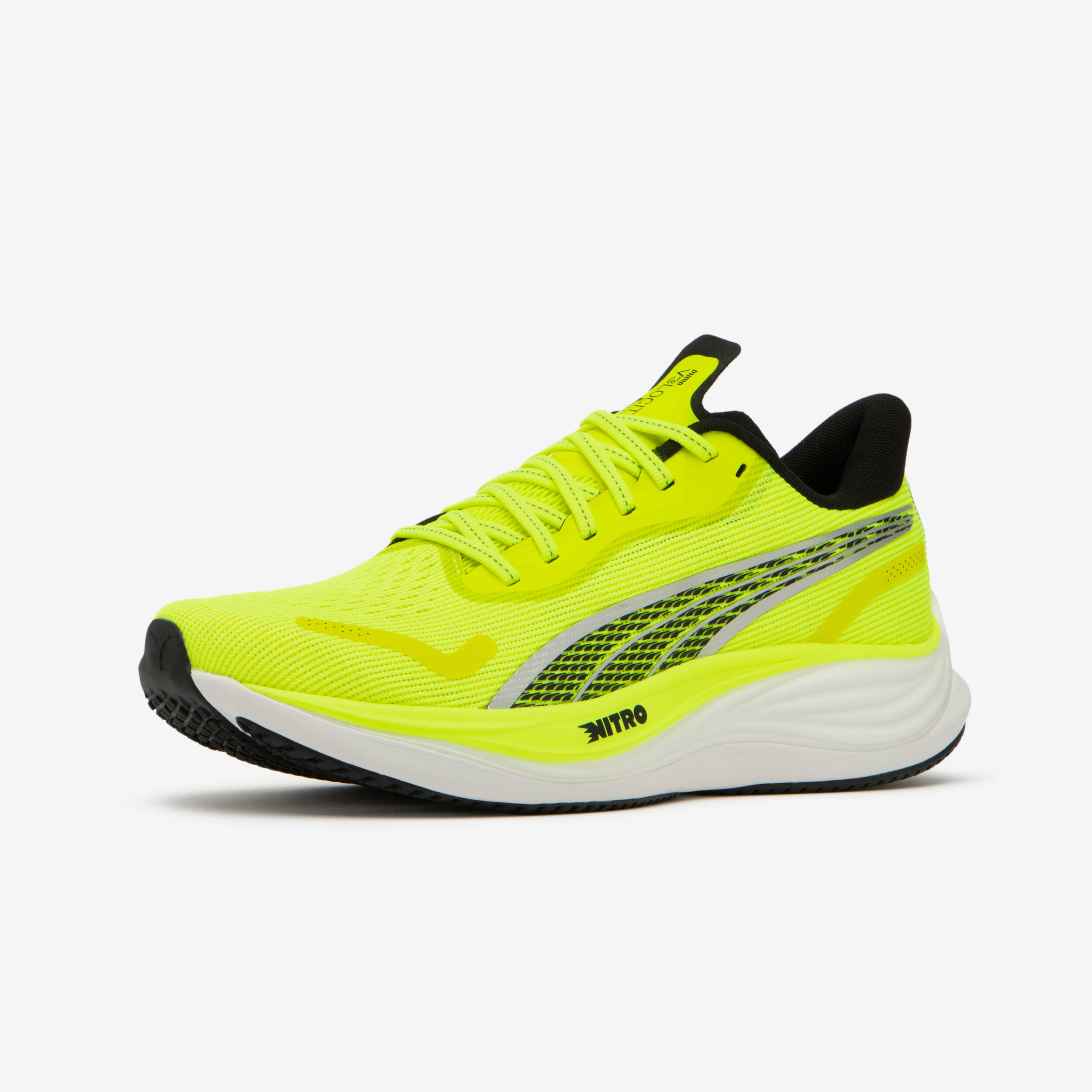 Puma Velocity Nitro 3 Men's Running Shoes - Yellow - Decathlon