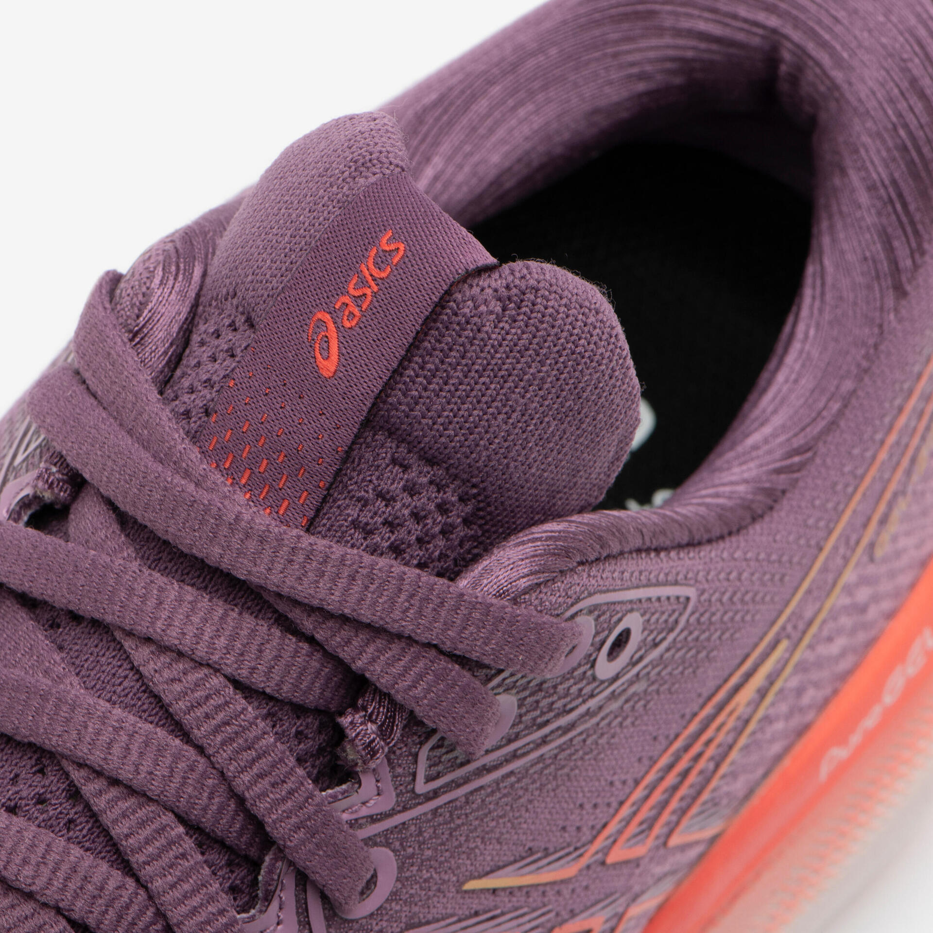 WOMEN'S ASICS GEL ZIRUSS 8 RUNNING SHOES - DARK UBE/CORAL REEF