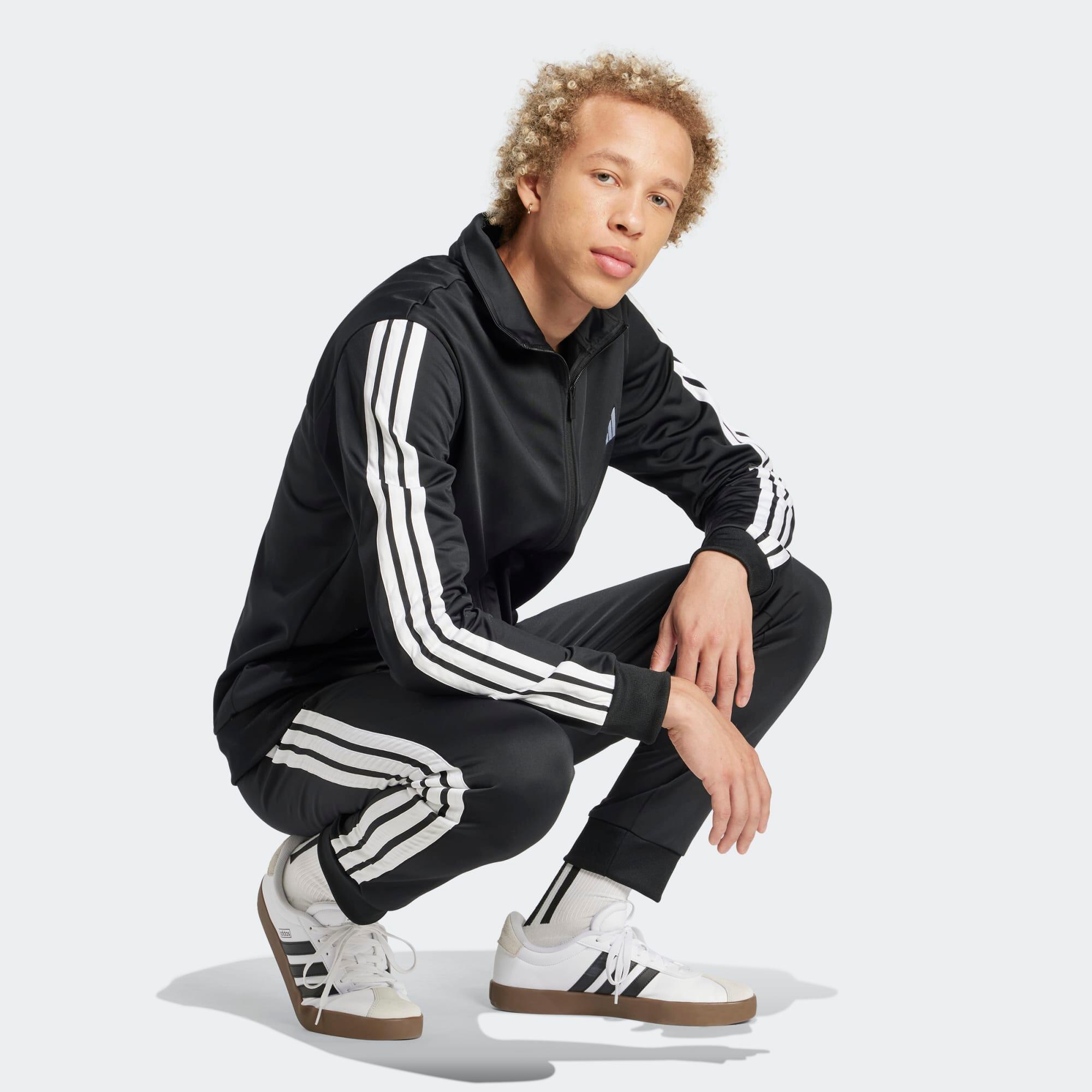 Men's Fitness Tracksuit - Black - Decathlon
