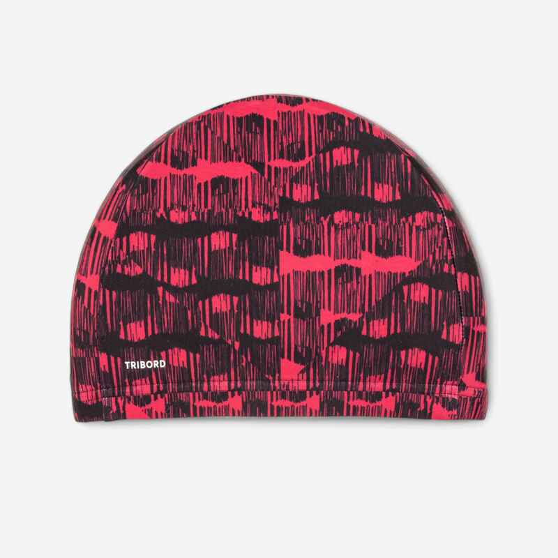 Fabric swim cap size L - red cray - Decathlon