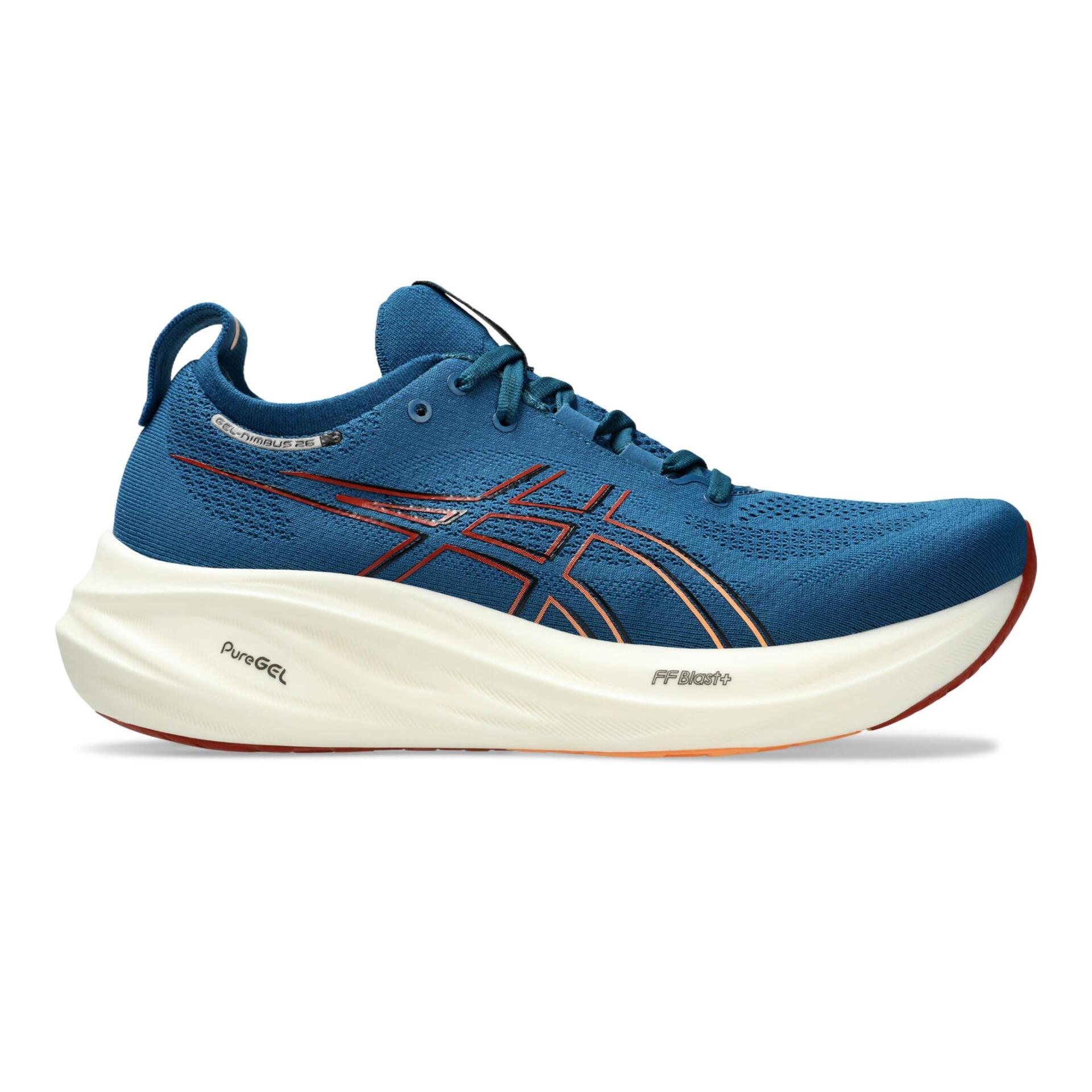 Sepatu Lari Pria Asics Gel Nimbus 26 - Biru Navy